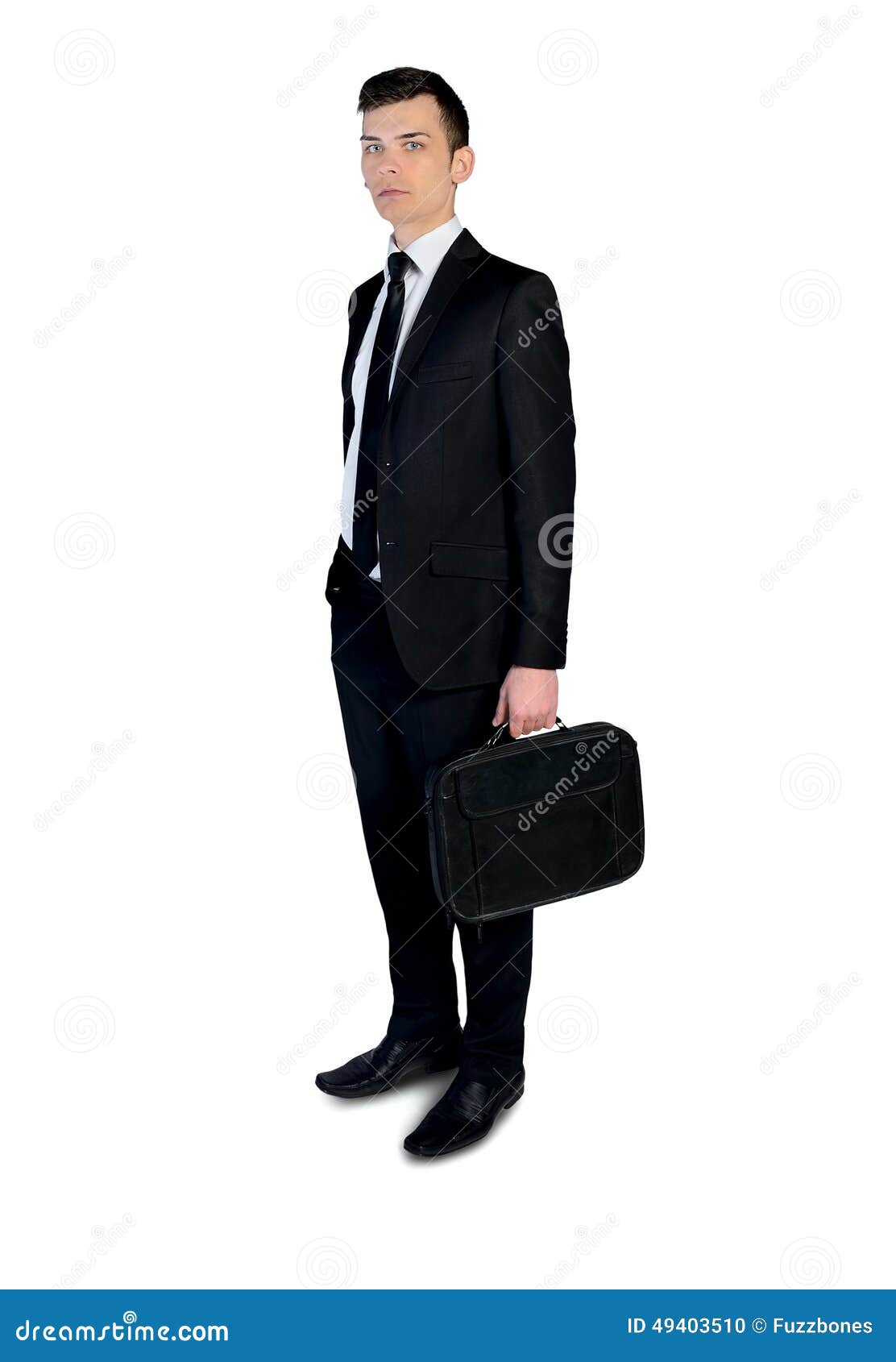 Business Man Standing Serious Stock Photo - Image of corporate, hand ...