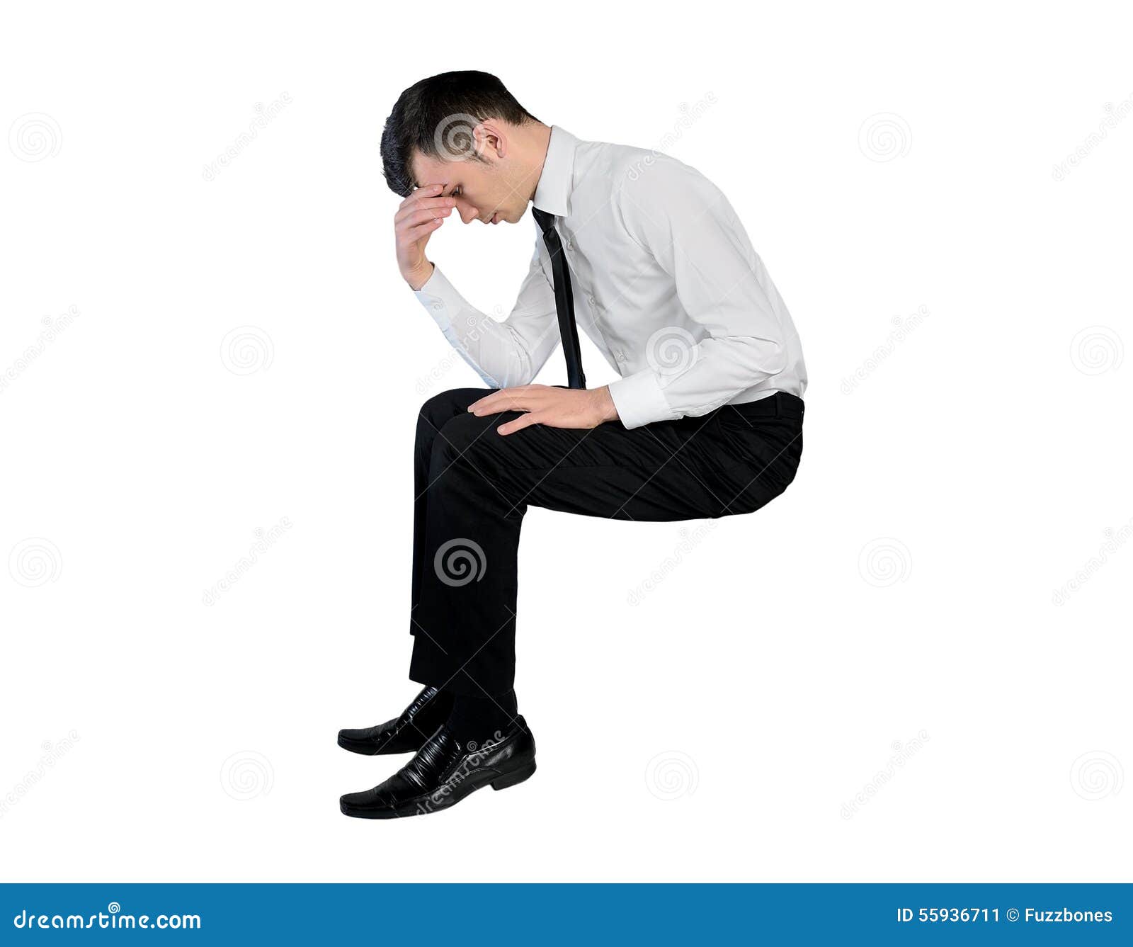 Business Man Standing Worried Stock Image - Image of chair, looking ...