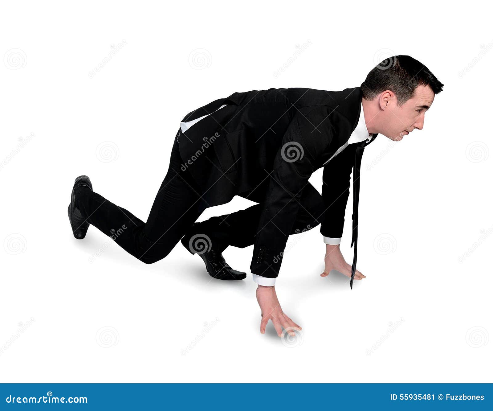 Business man start run stock image. Image of athlete - 55935481