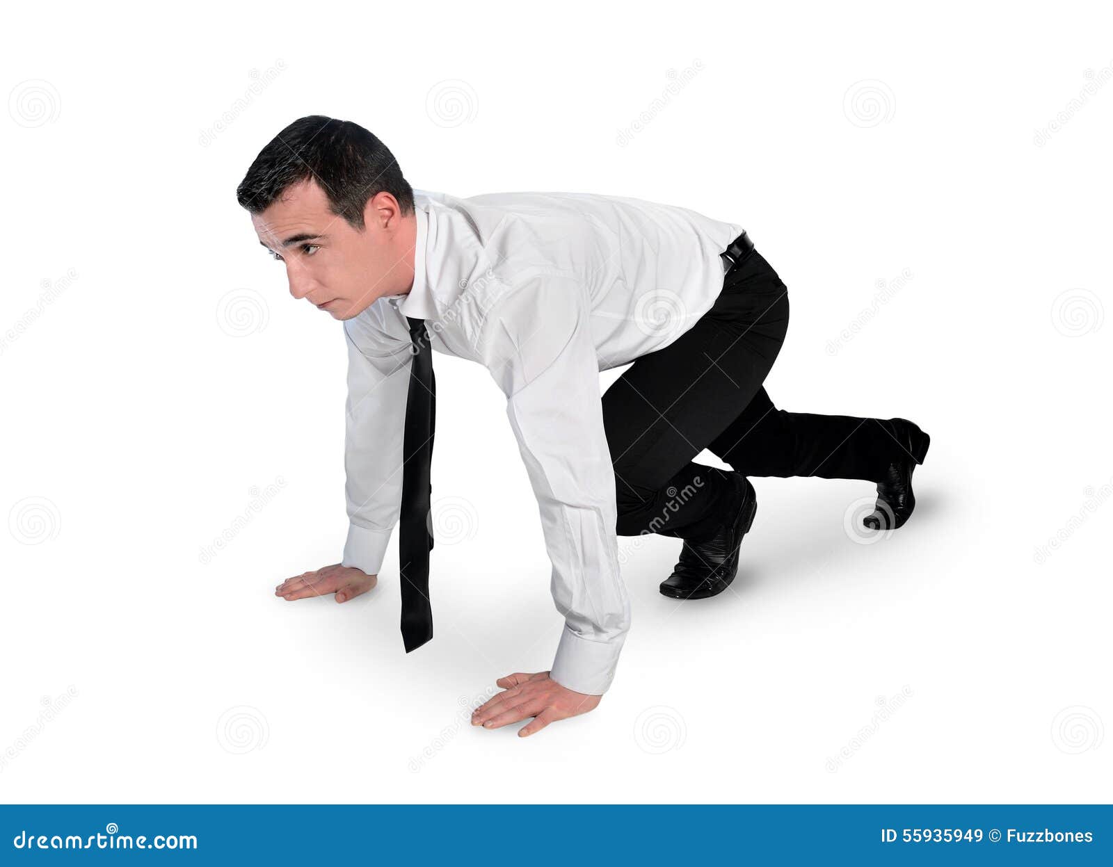 Business man start run stock image. Image of exercising - 55935949