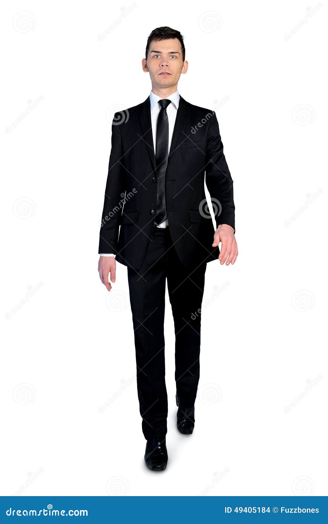 Business man step stock photo. Image of standing, front - 49405184