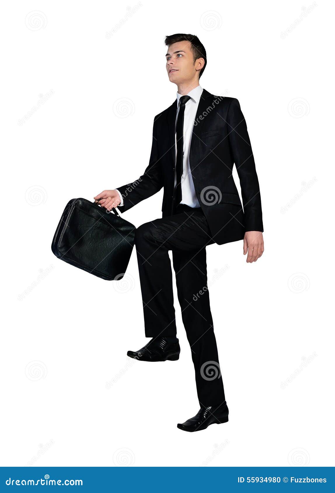 Business man step up stock photo. Image of leader, movement - 55934980