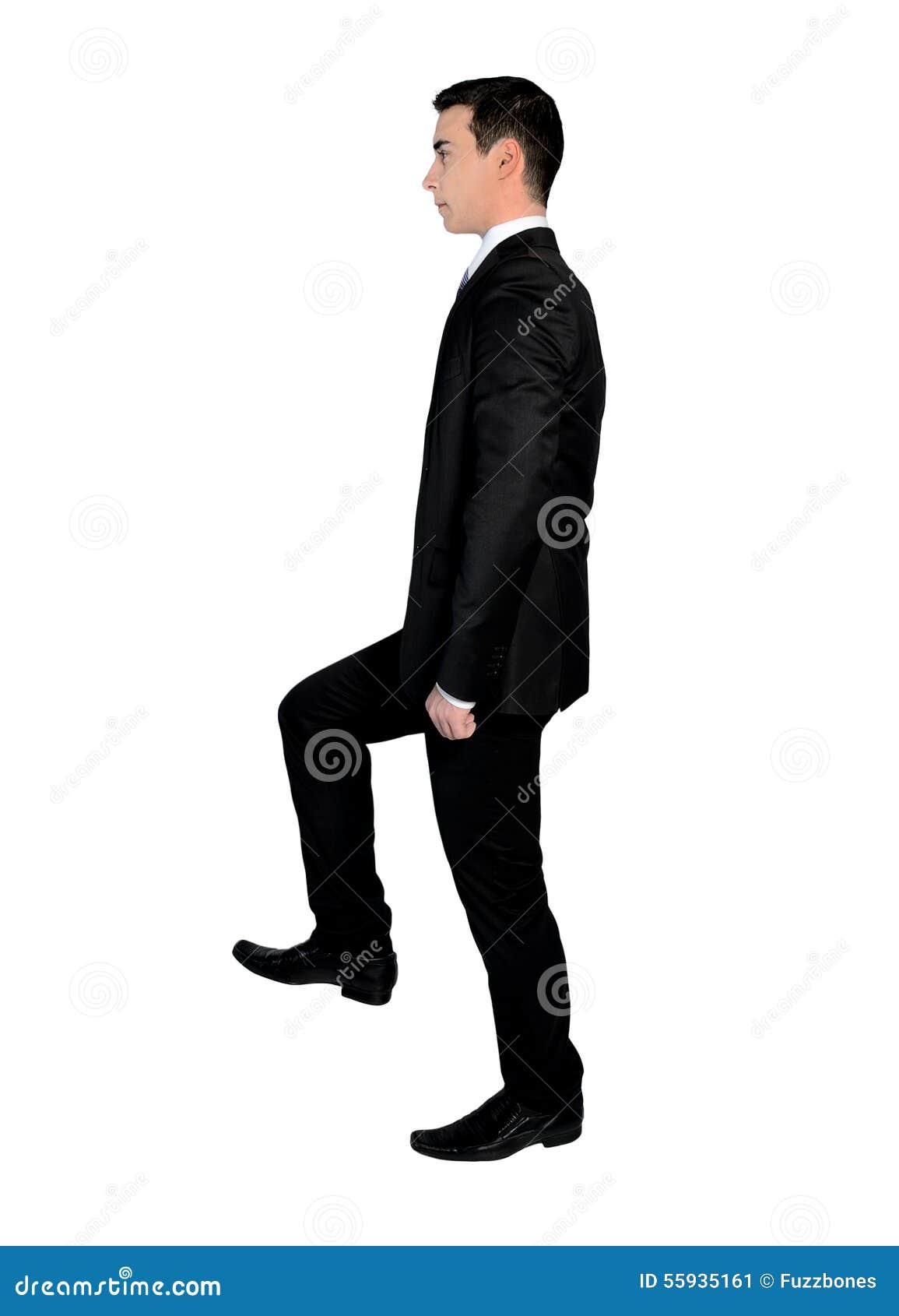 Business man step up stock image. Image of movement, leader - 55935161