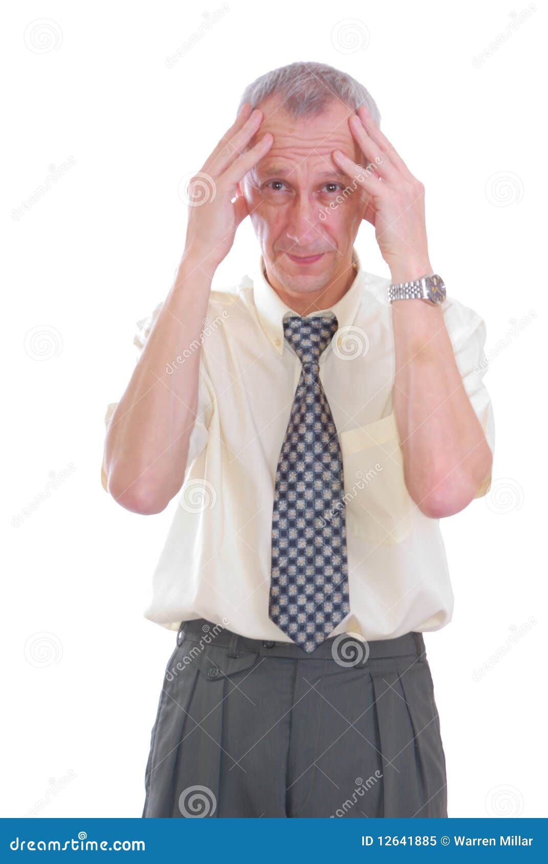 Business man stressed stock image. Image of male, office - 12641885