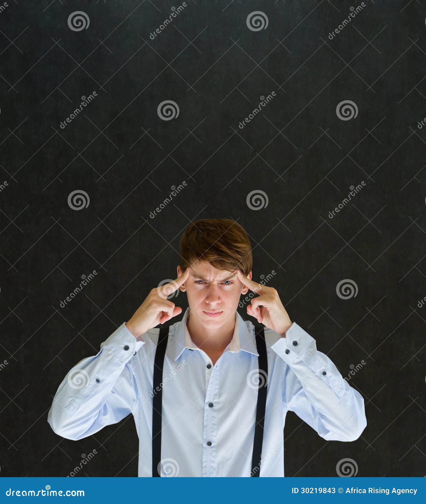 Man think or thinking hard stock image. Image of idea - 30219843