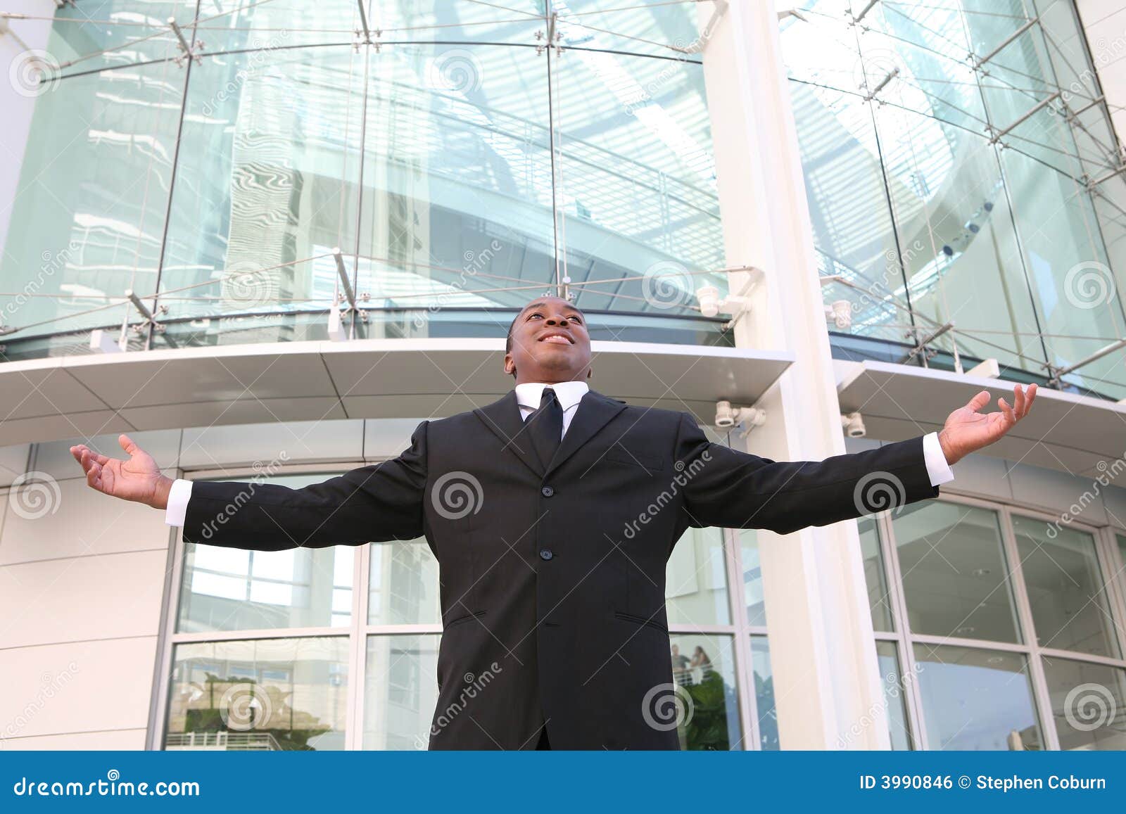 Business Man Success stock photo. Image of celebrate, outside - 3990846