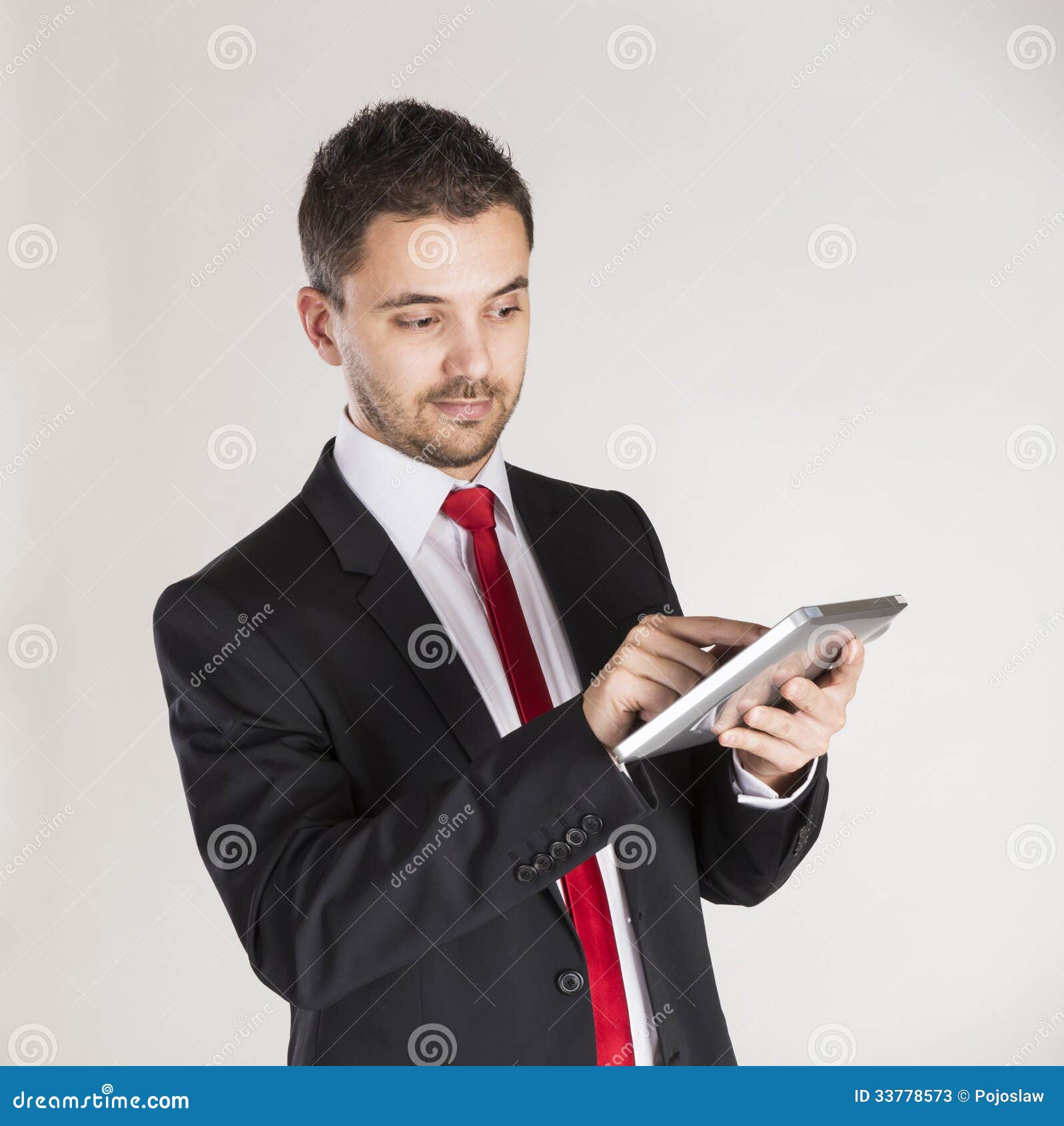 Business man stock image. Image of full, formal, happiness - 33778573