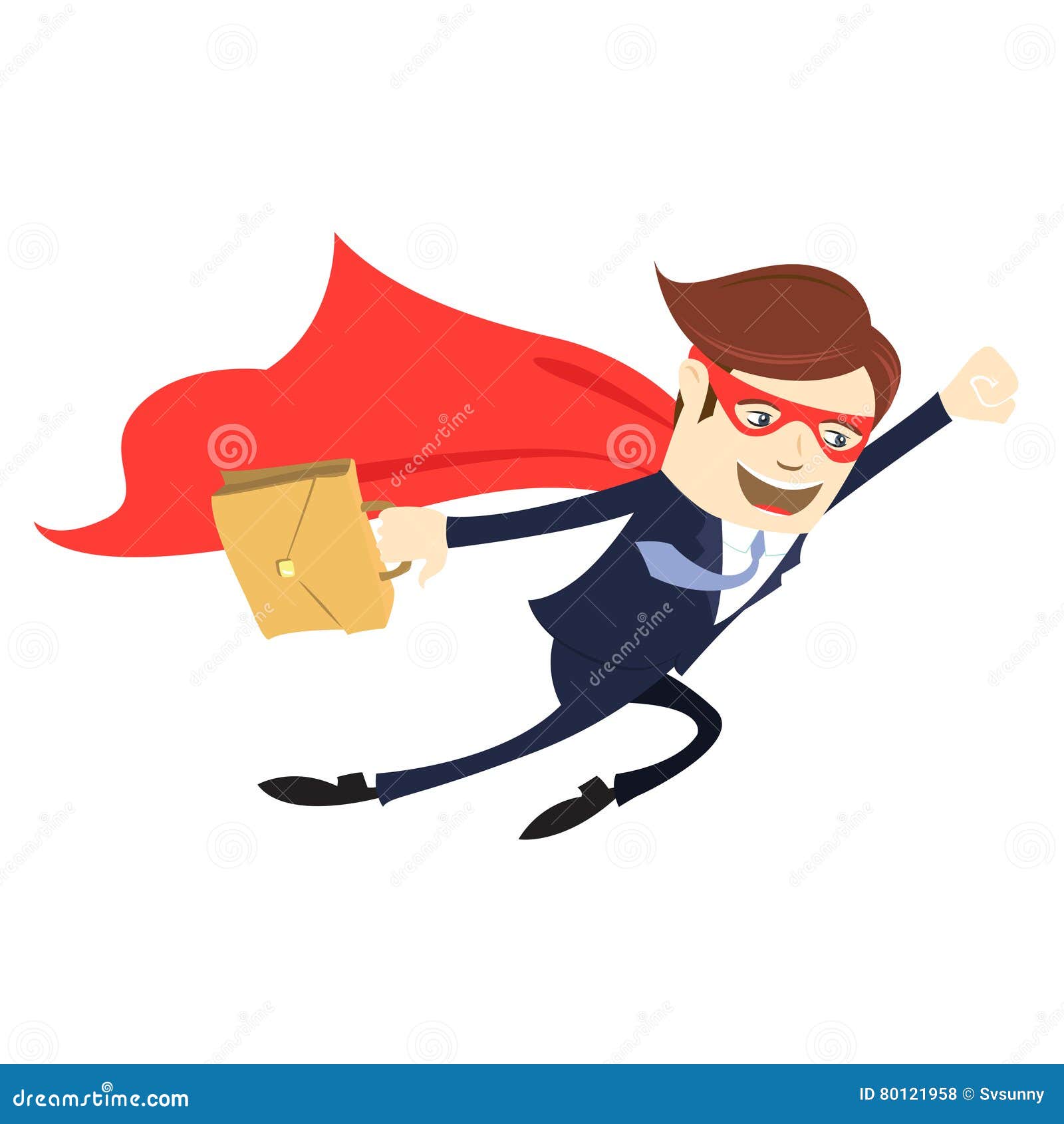 Business Superman Pop Art Banner Vector Illustration | CartoonDealer ...