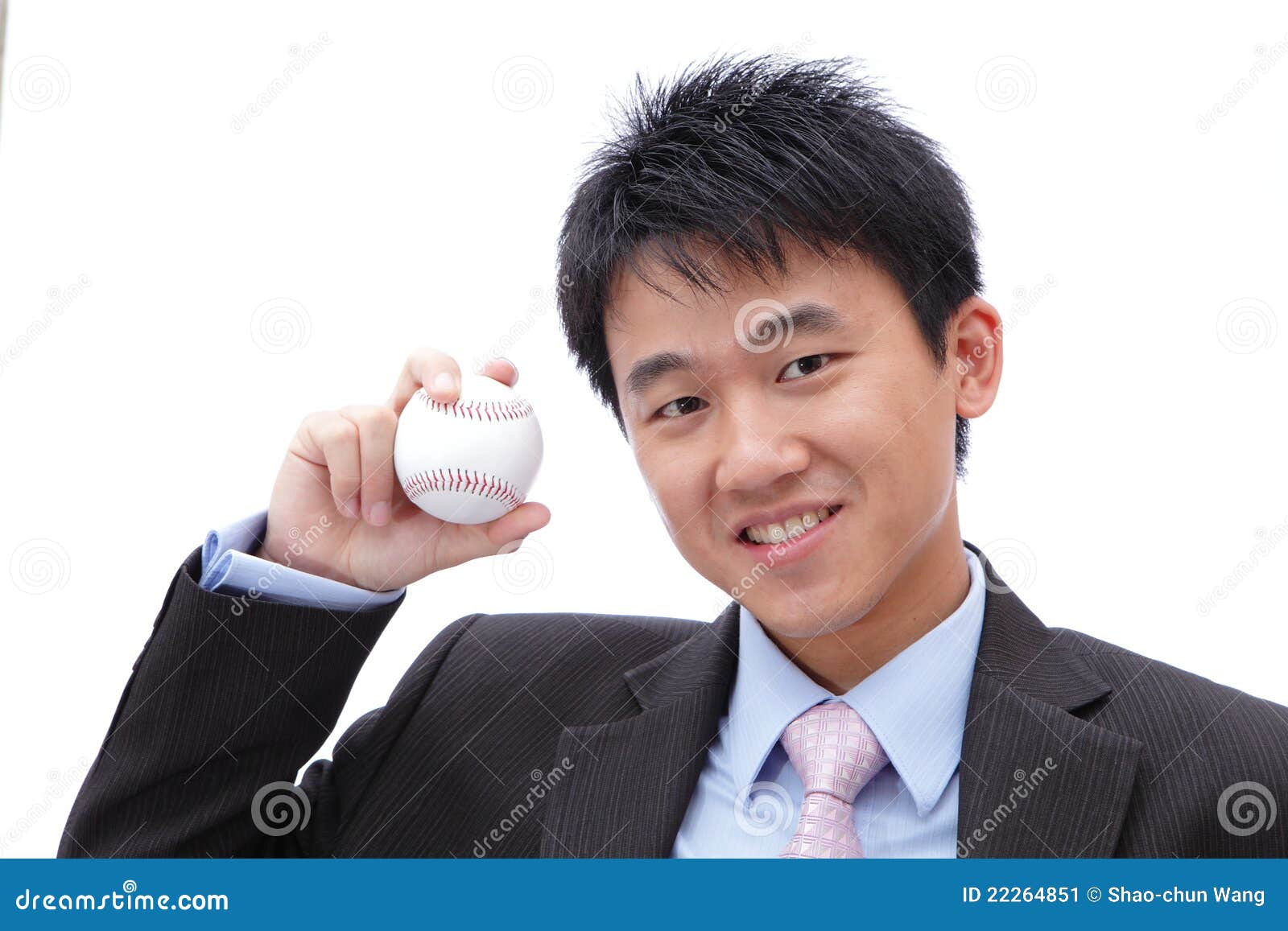 Business Man Take baseball stock image. Image of life - 22264851