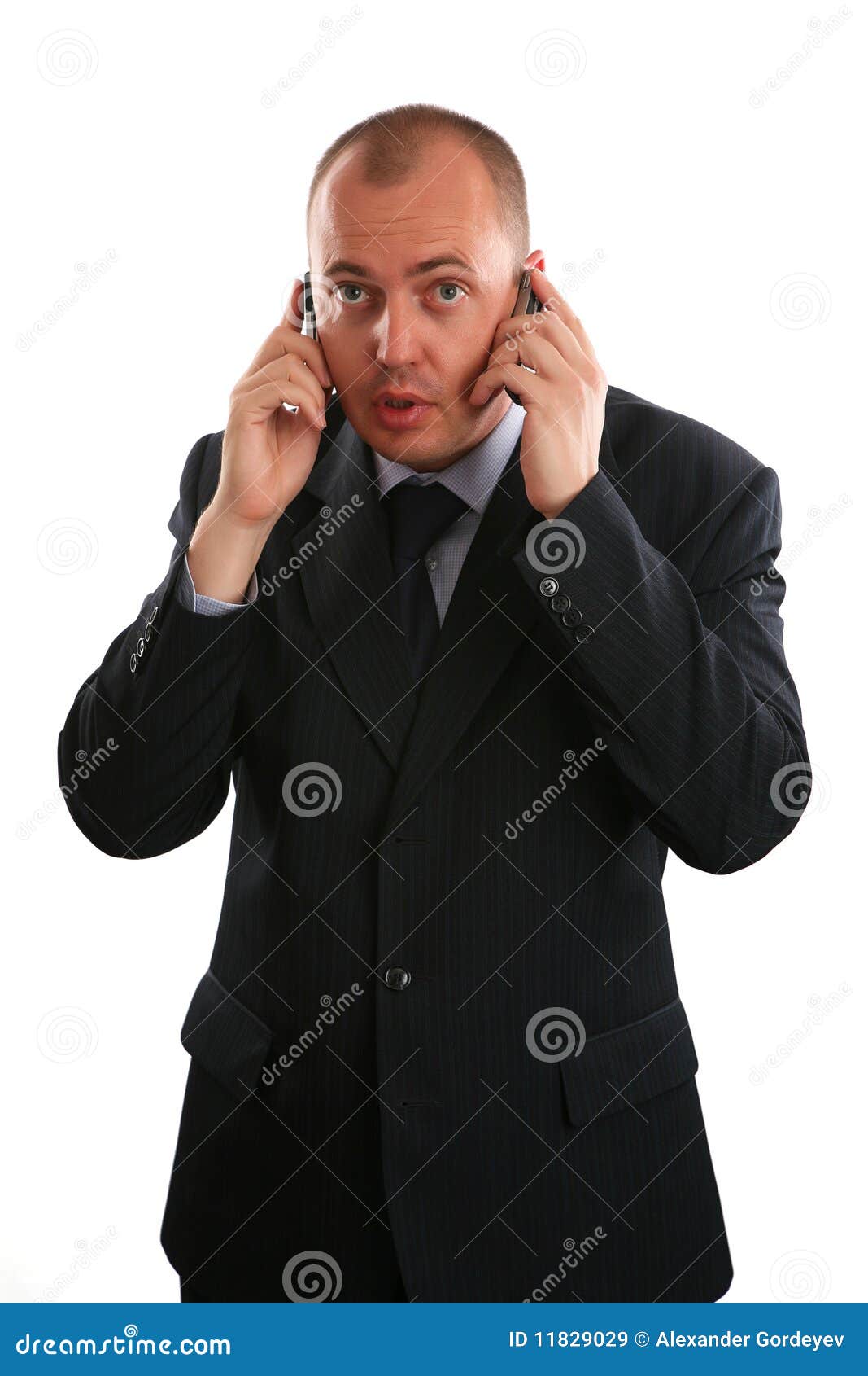 Business man talking stock image. Image of executive - 11829029