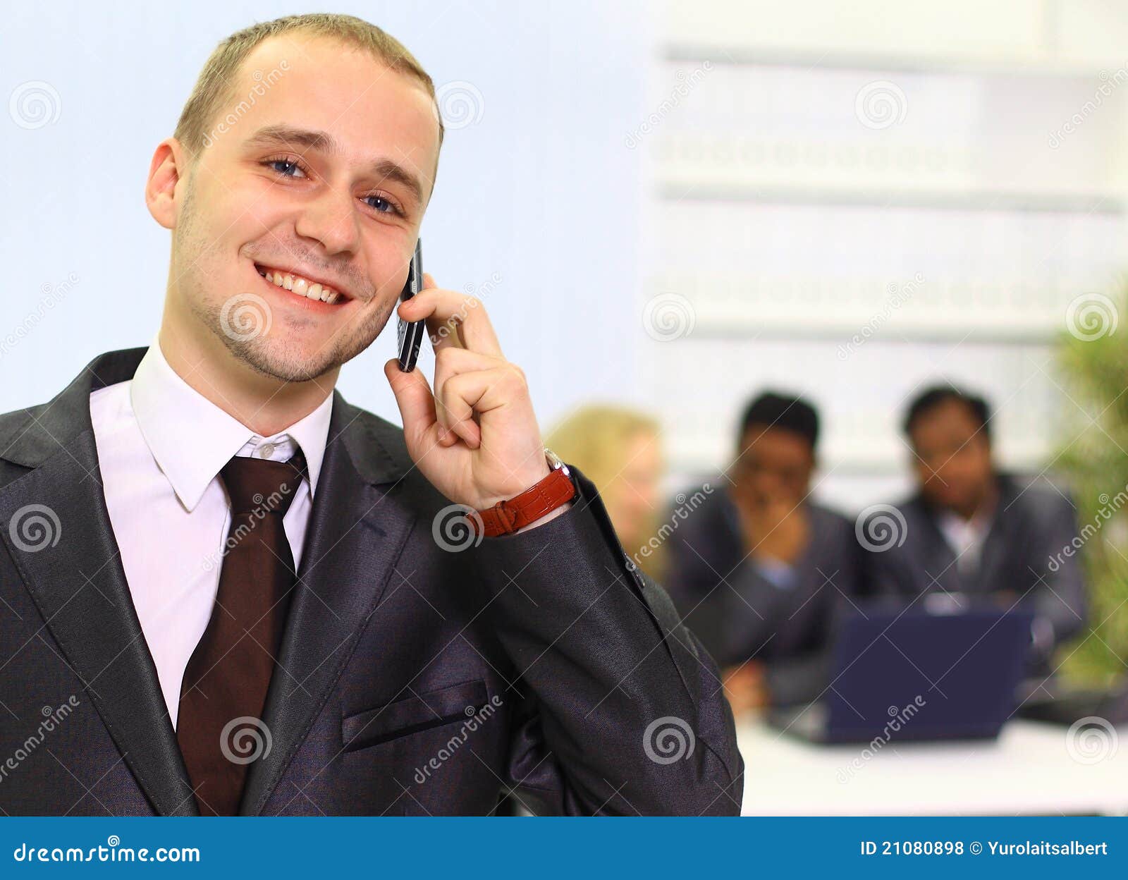 Business man talking stock photo. Image of professional - 21080898