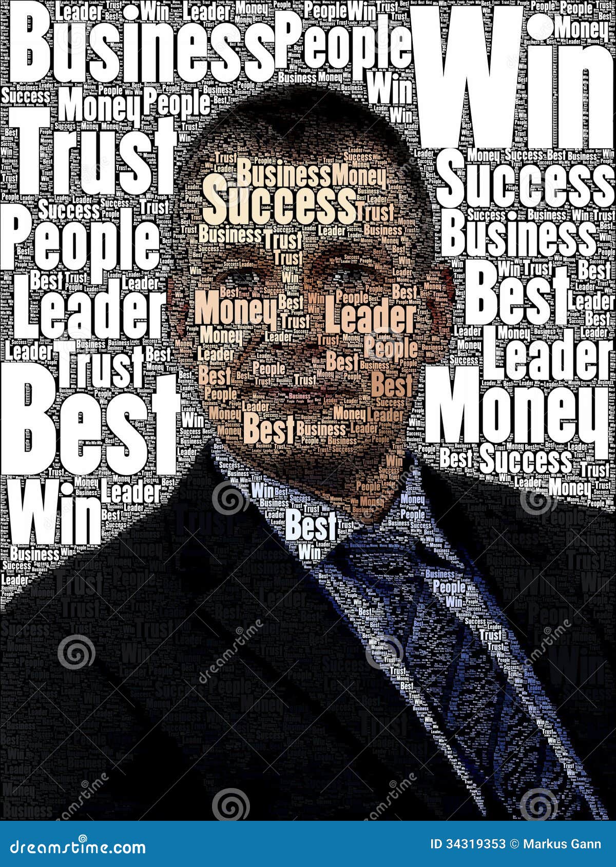 Business Man text cloud stock illustration. Illustration of graphic ...