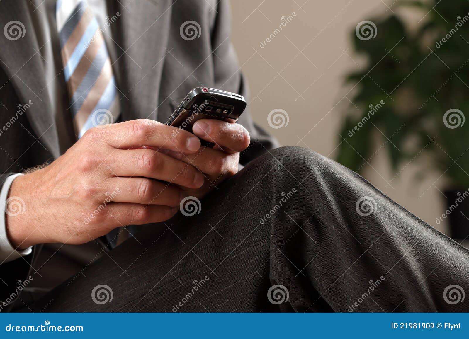 Business Man Text Messaging Stock Image - Image of text, touching: 21981909