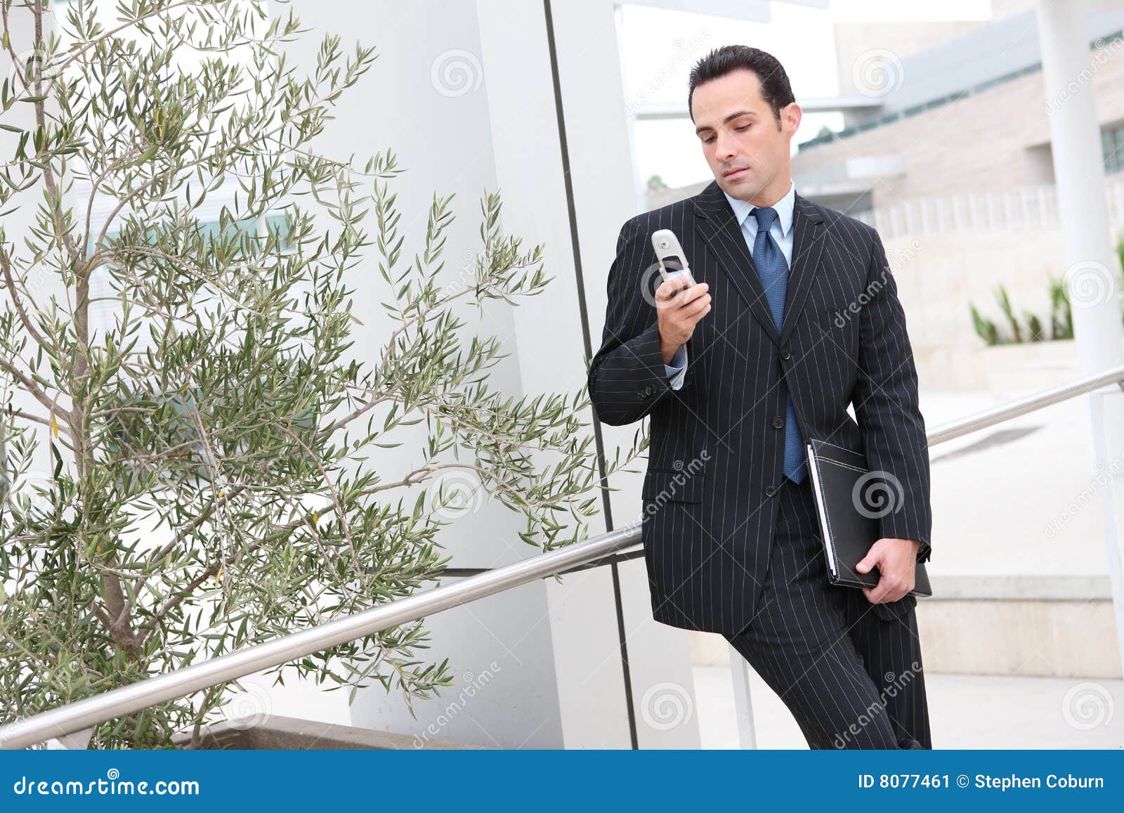 Business Man Texting stock image. Image of bright, human - 8077461