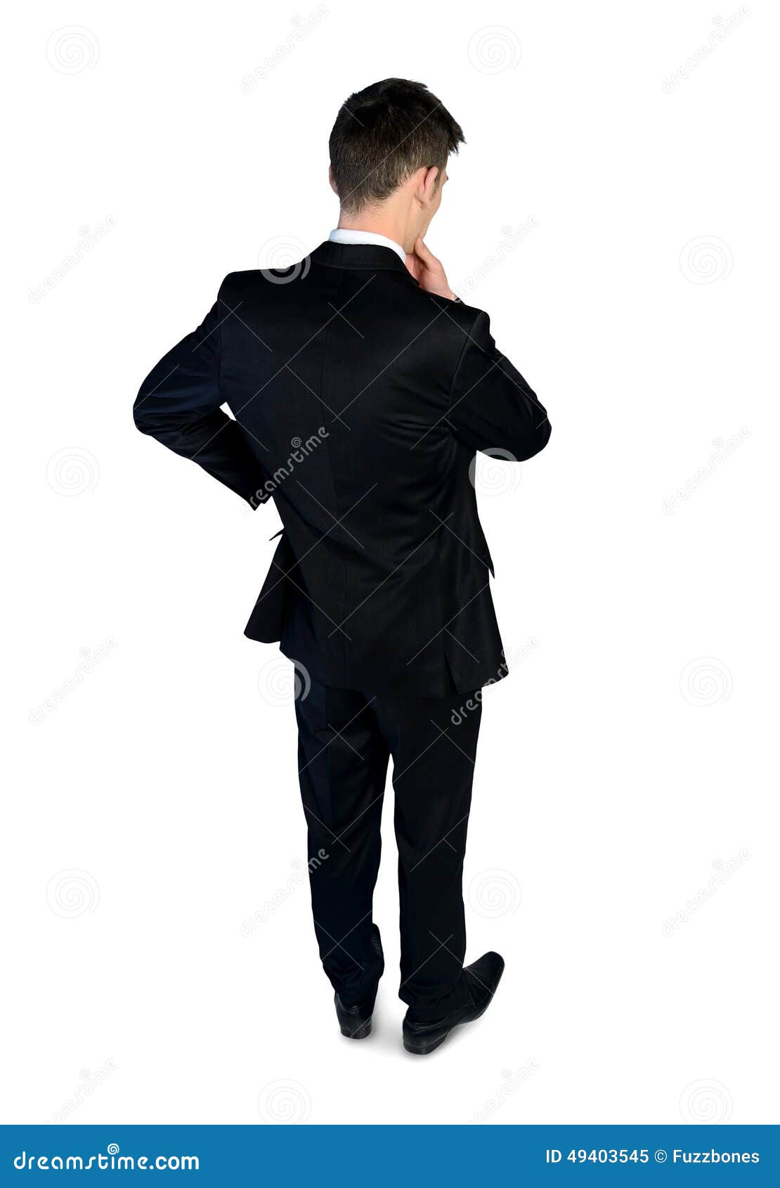 Business Man Think Solution Stock Image - Image of isolated, european ...