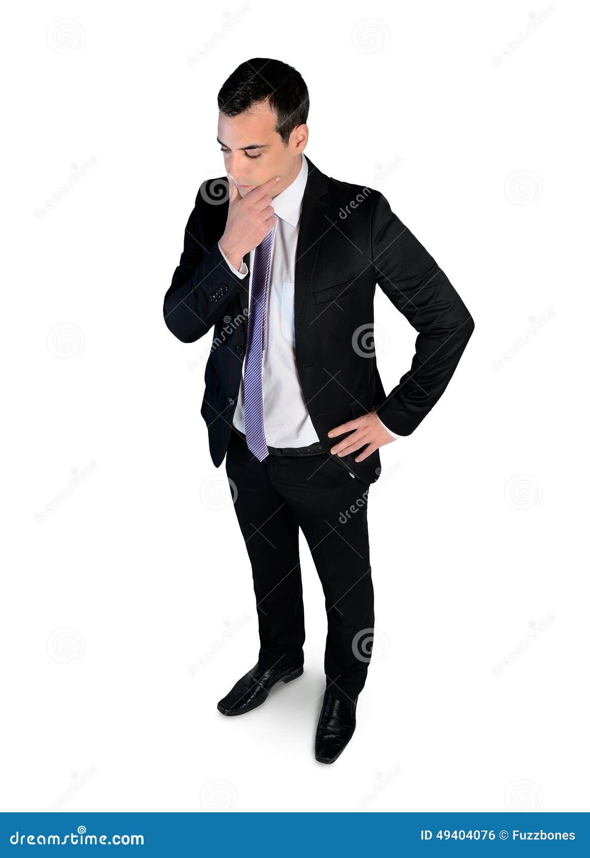 Business Man Think Solution Stock Photo - Image of executive, problem ...