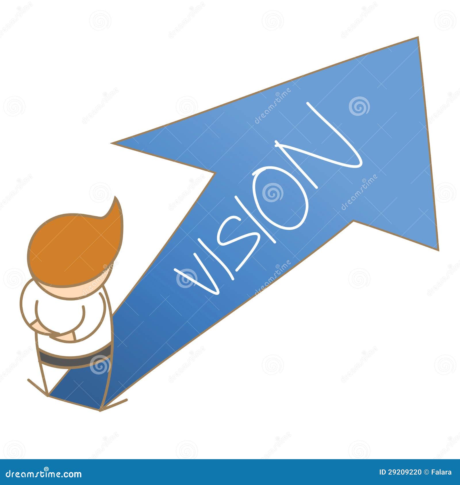 Business Man Thinking of Direction To Go Stock Vector - Illustration of ...