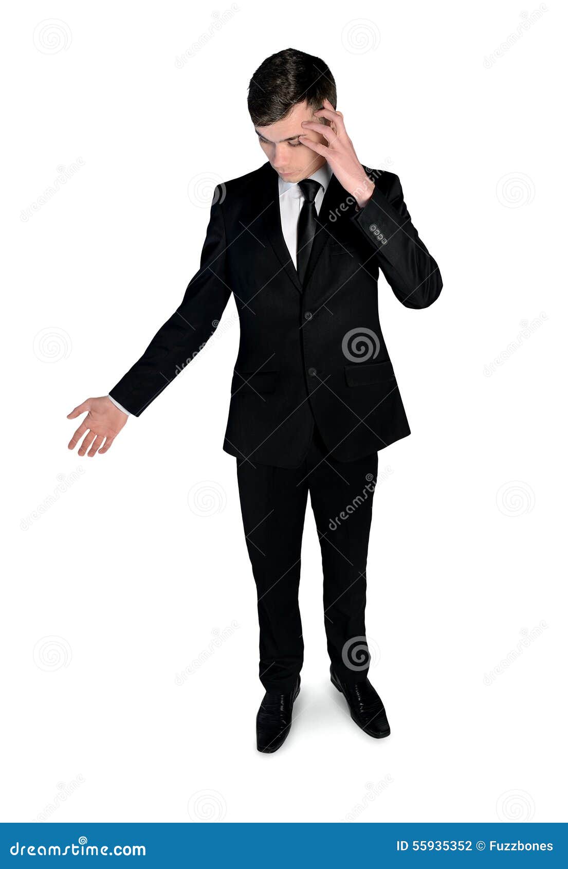 Business Man Thinking Solution Stock Photo - Image of people, corporate ...