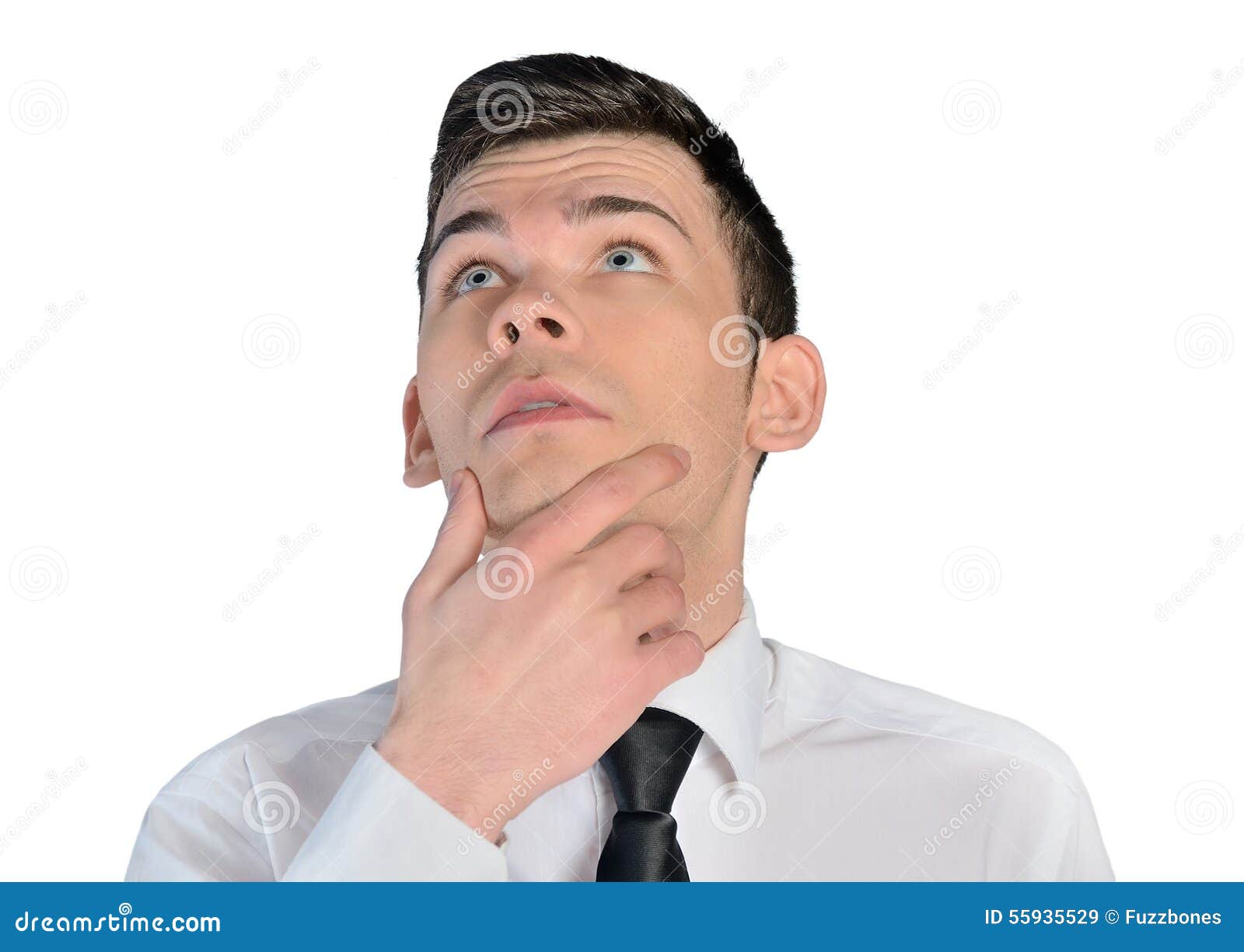 Business Man Thinking Solution Stock Image - Image of business ...