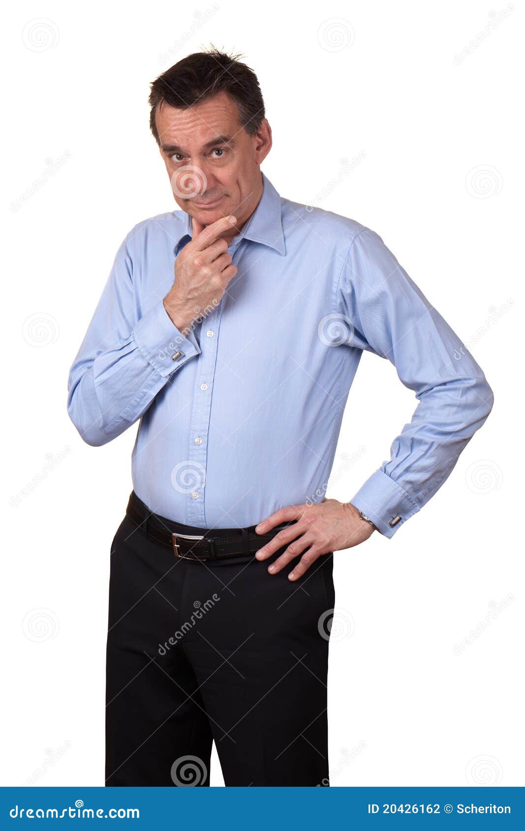 Business Man With Thoughtful Expression Stock Photo - Image: 20426162 Business Man With Thoughtful Expression Stock Photo - Image: 20426162