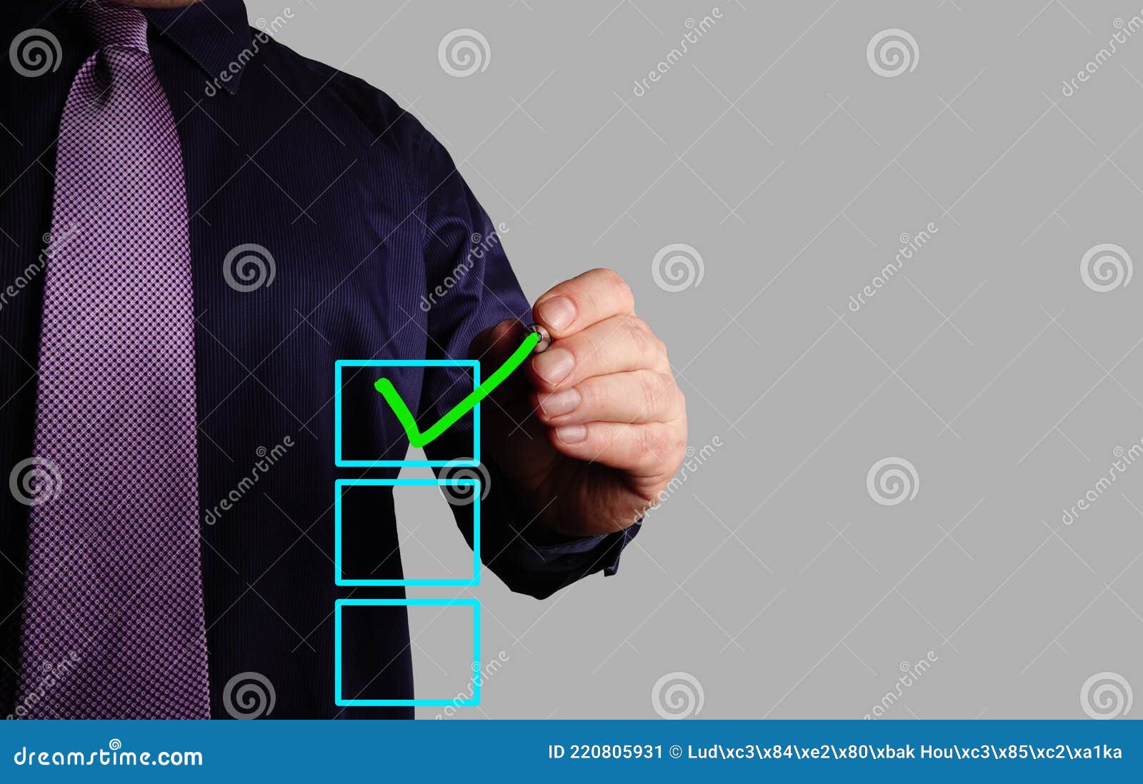 Business Man Ticking Off Boxes on a Checklist. Stock Image - Image of ... Business Man Ticking Off Boxes on a Checklist. Stock Image - Image of ...