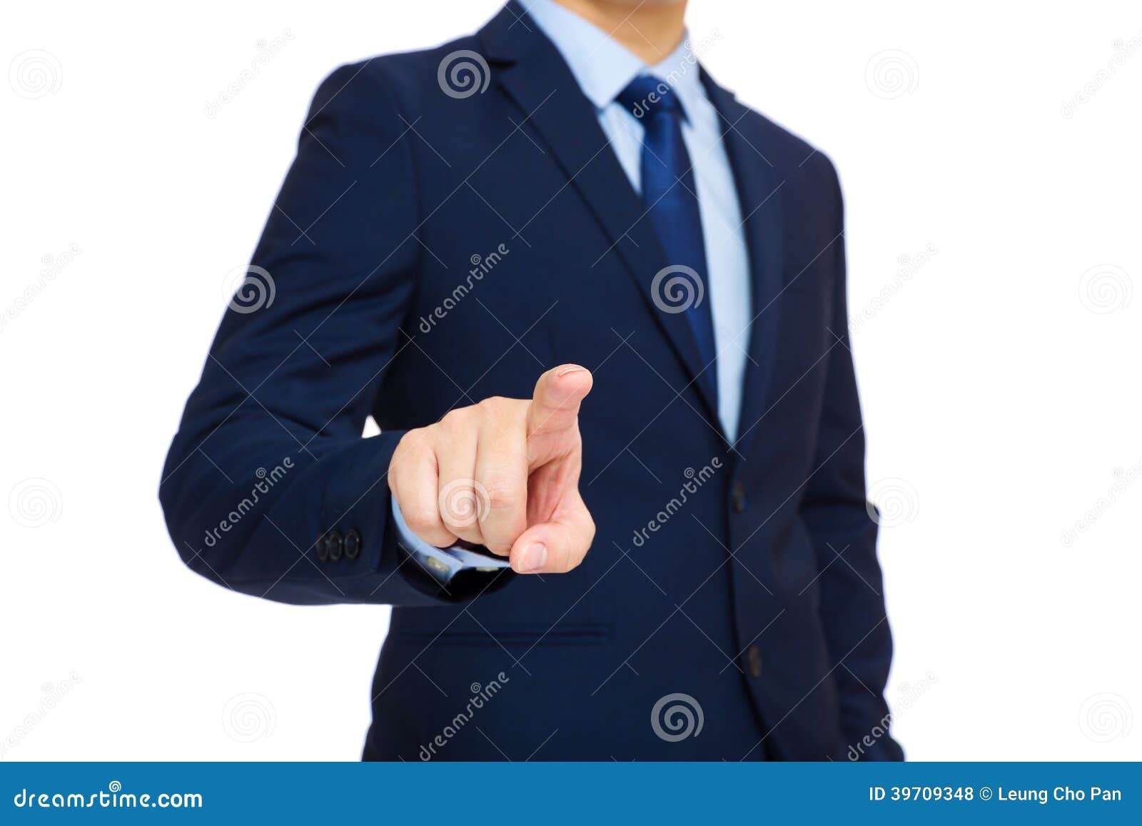 Business Man Touch Screen Interface Stock Photo - Image of hand, select ...