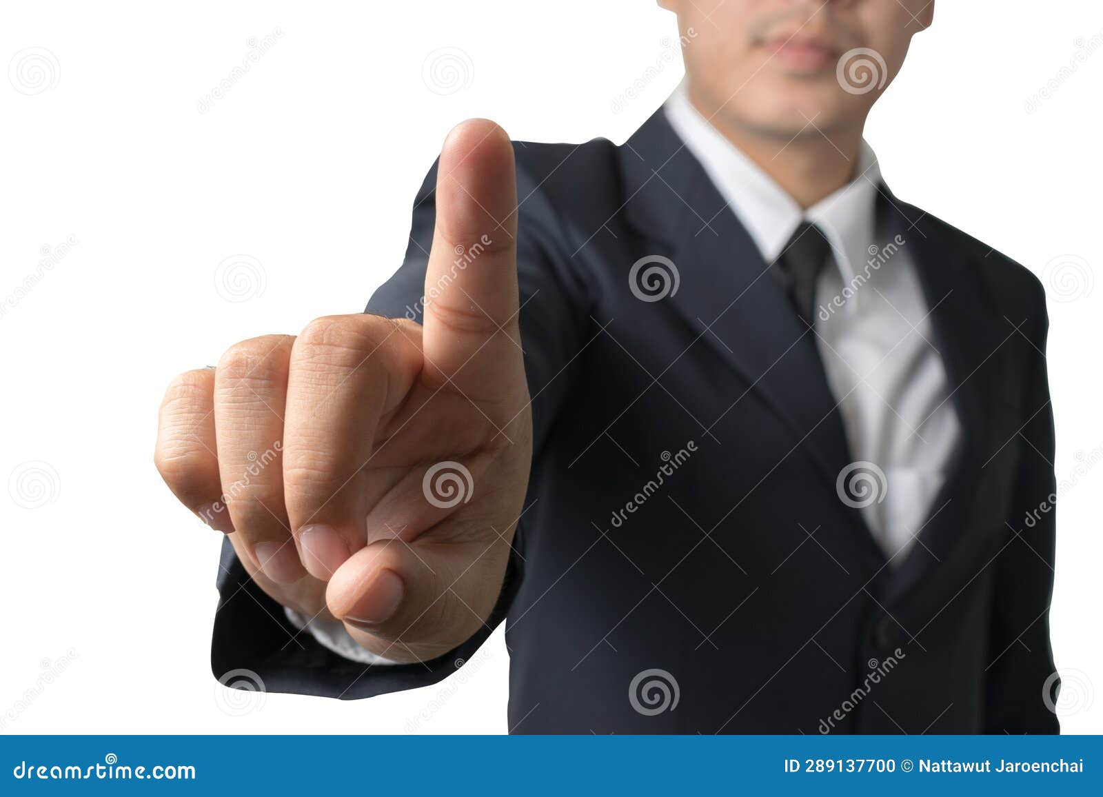 Business man touch stock photo. Image of background - 289137700