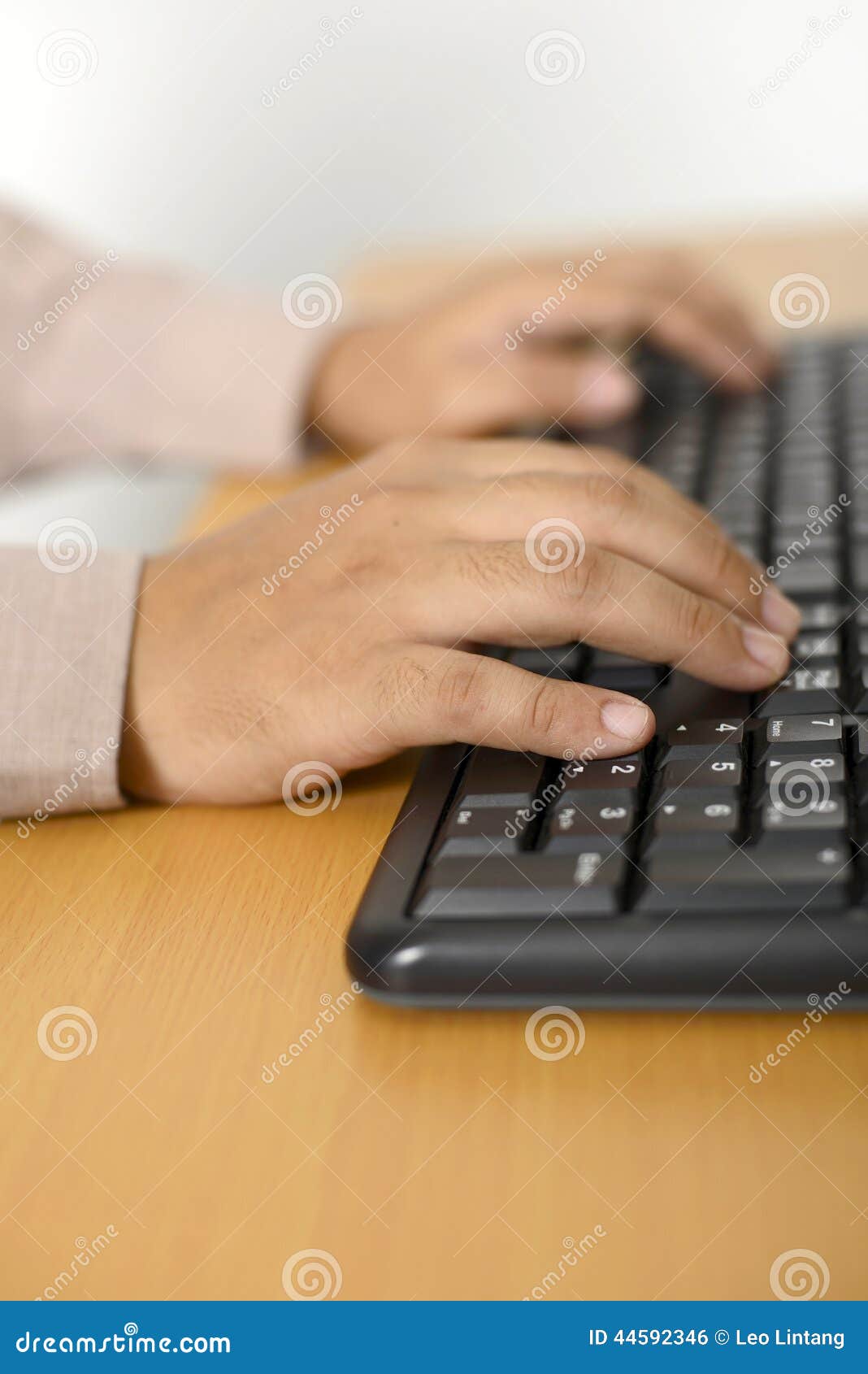 Business Man Typing stock photo. Image of occupation - 44592346