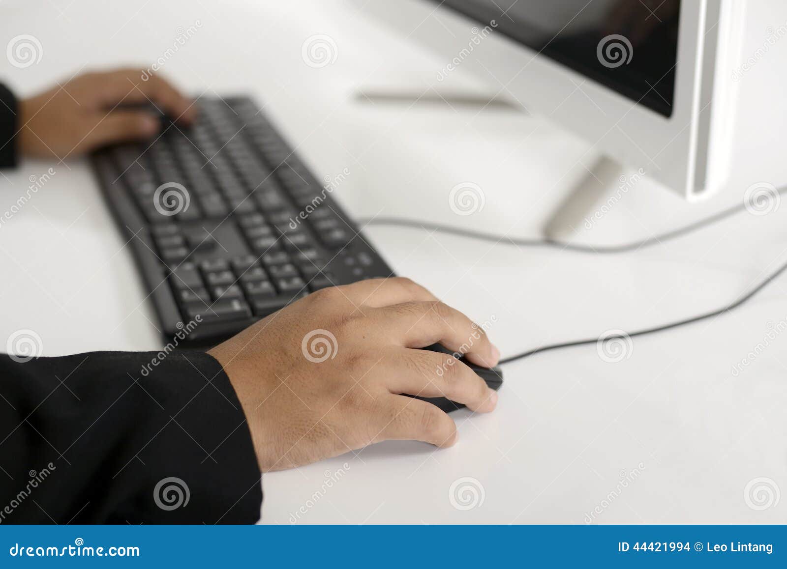 Business Man Typing stock photo. Image of fingers, keyboard - 44421994