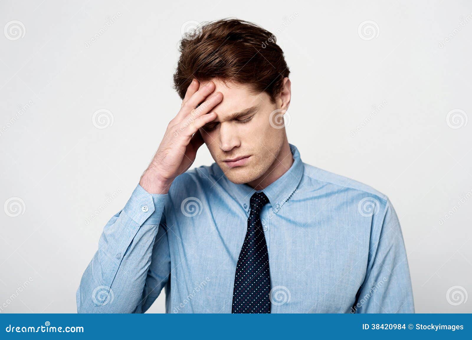 Business Man Under Pressure Stock Photo - Image of manager, employee ...