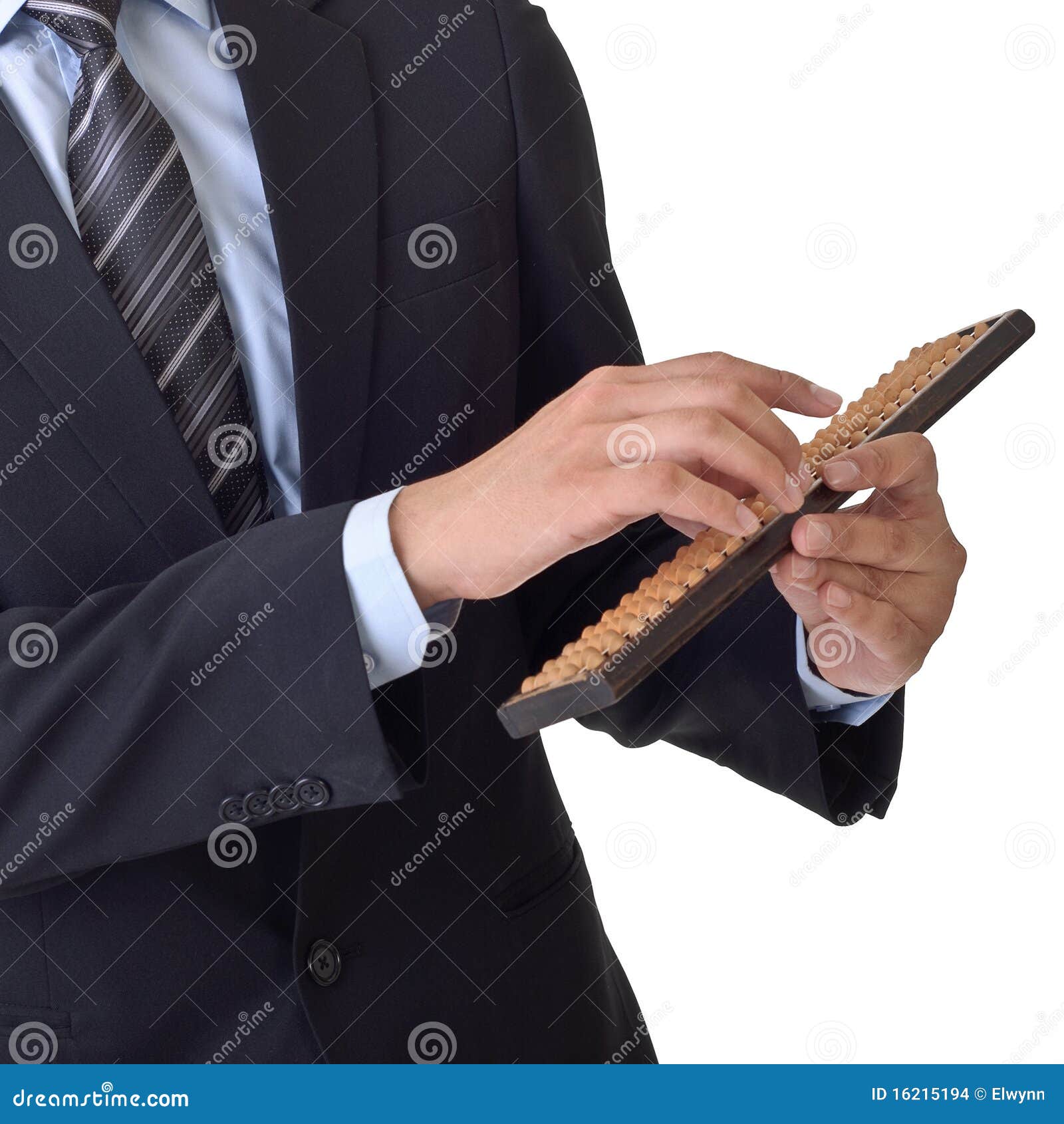 Business man use abacus stock photo. Image of asian, east - 16215194