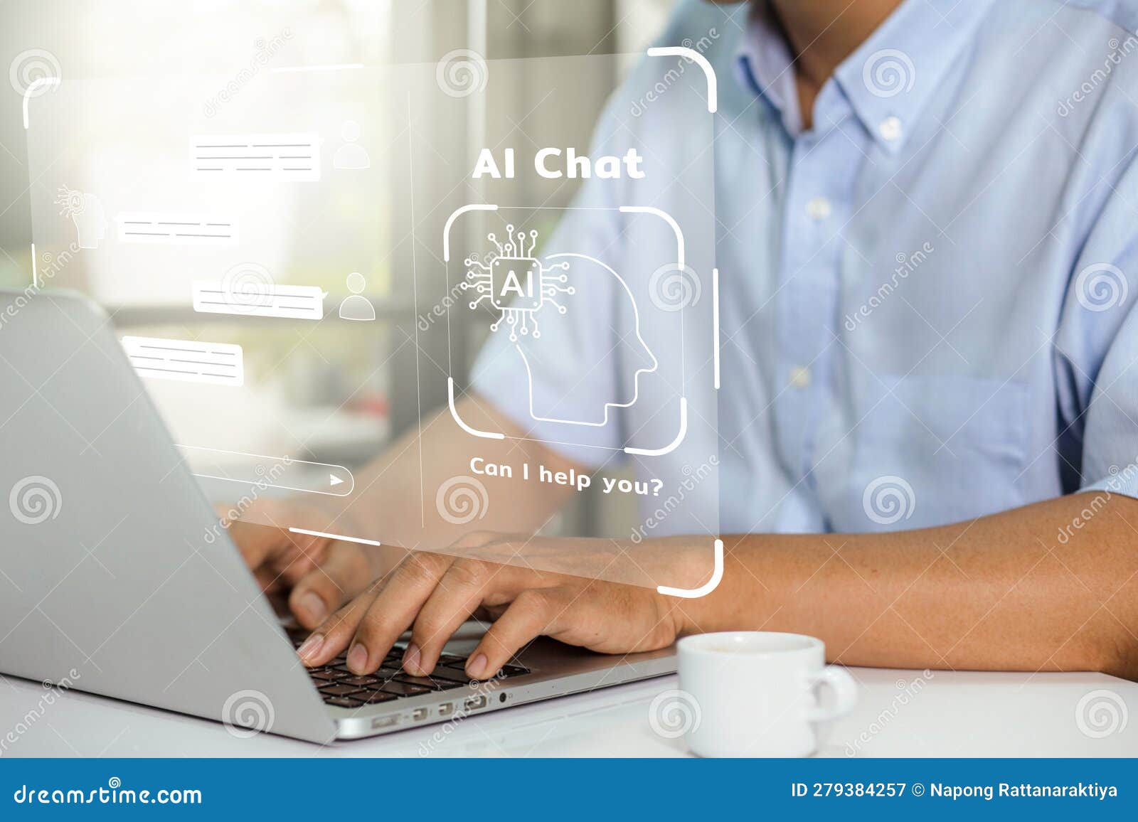 An AIpowered Chatbot Responding To A Persons Queries In An Engaging And ...