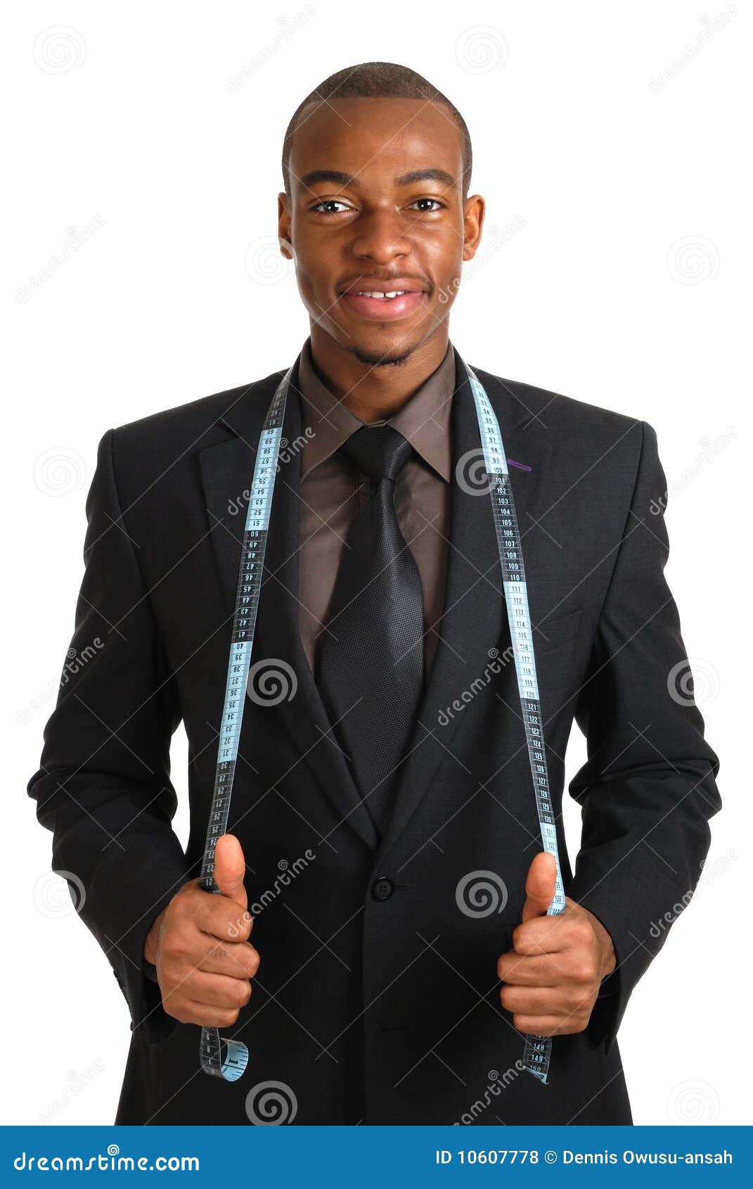 Business Man Using a Measuring Tape Stock Photo - Image of profession ...