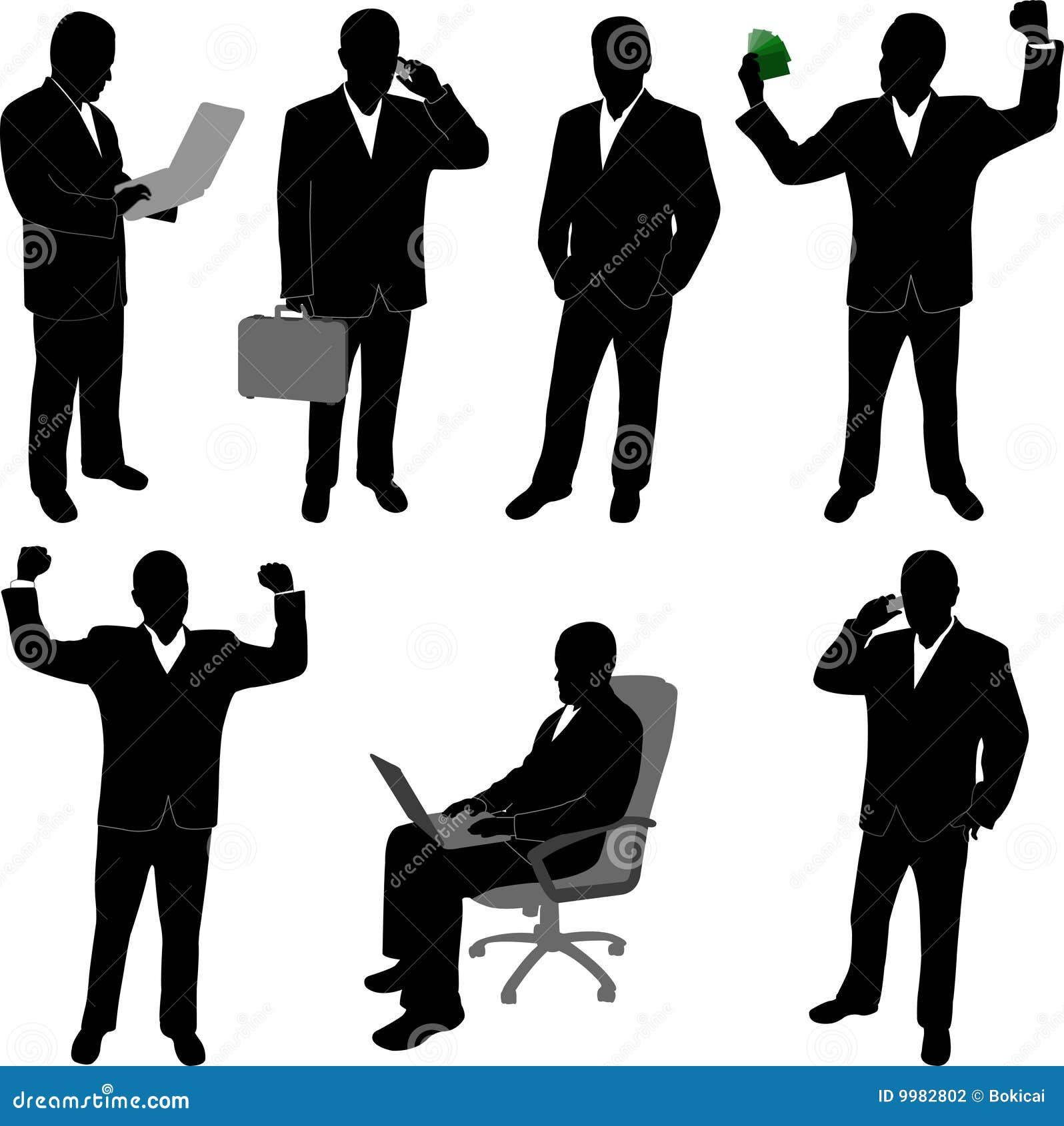Business man - vector stock vector. Illustration of body - 9982802