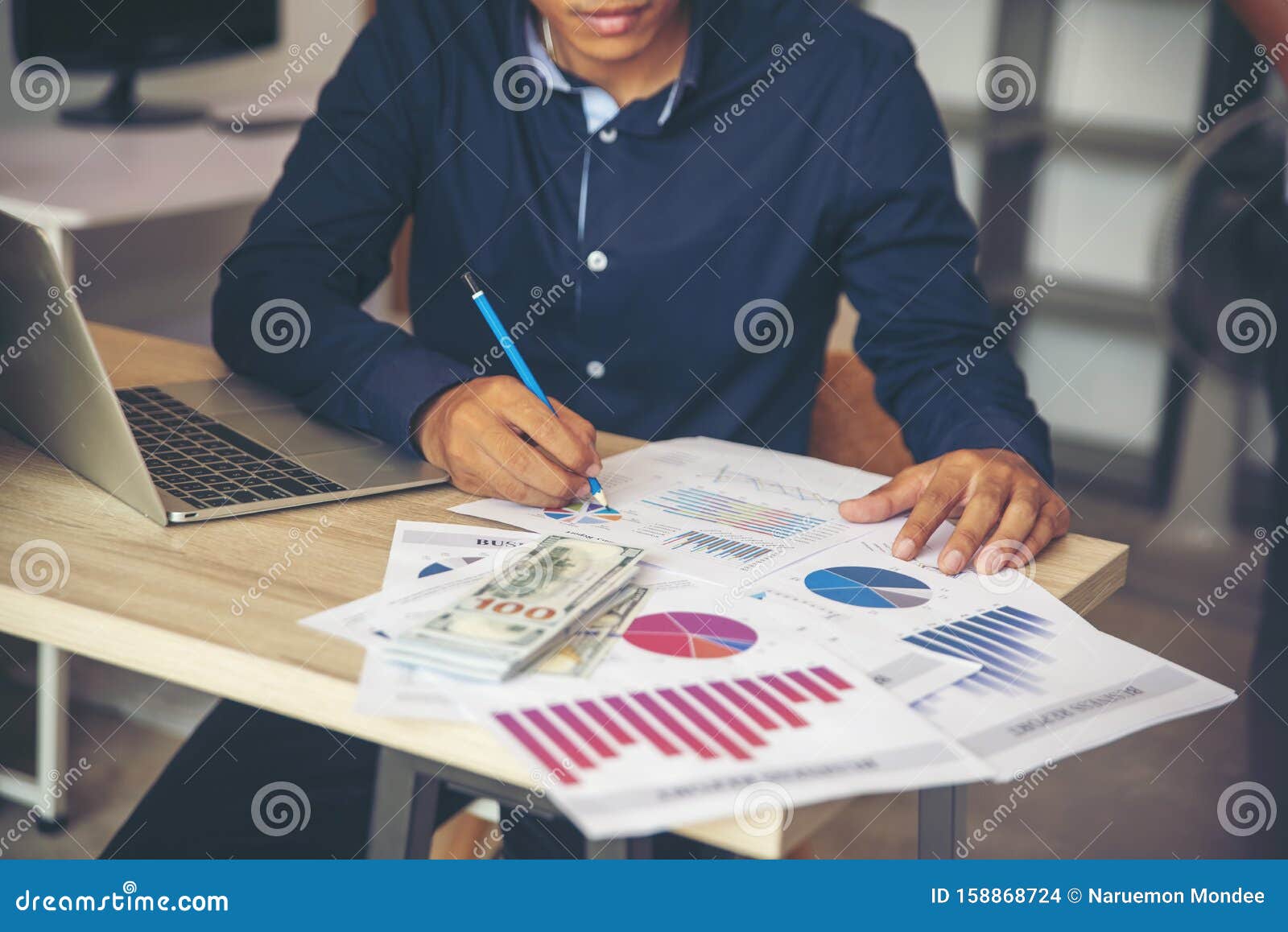 Business Man Viewing Summary and Annual Report Stock Photo - Image of ... Business Man Viewing Summary and Annual Report Stock Photo - Image of ...