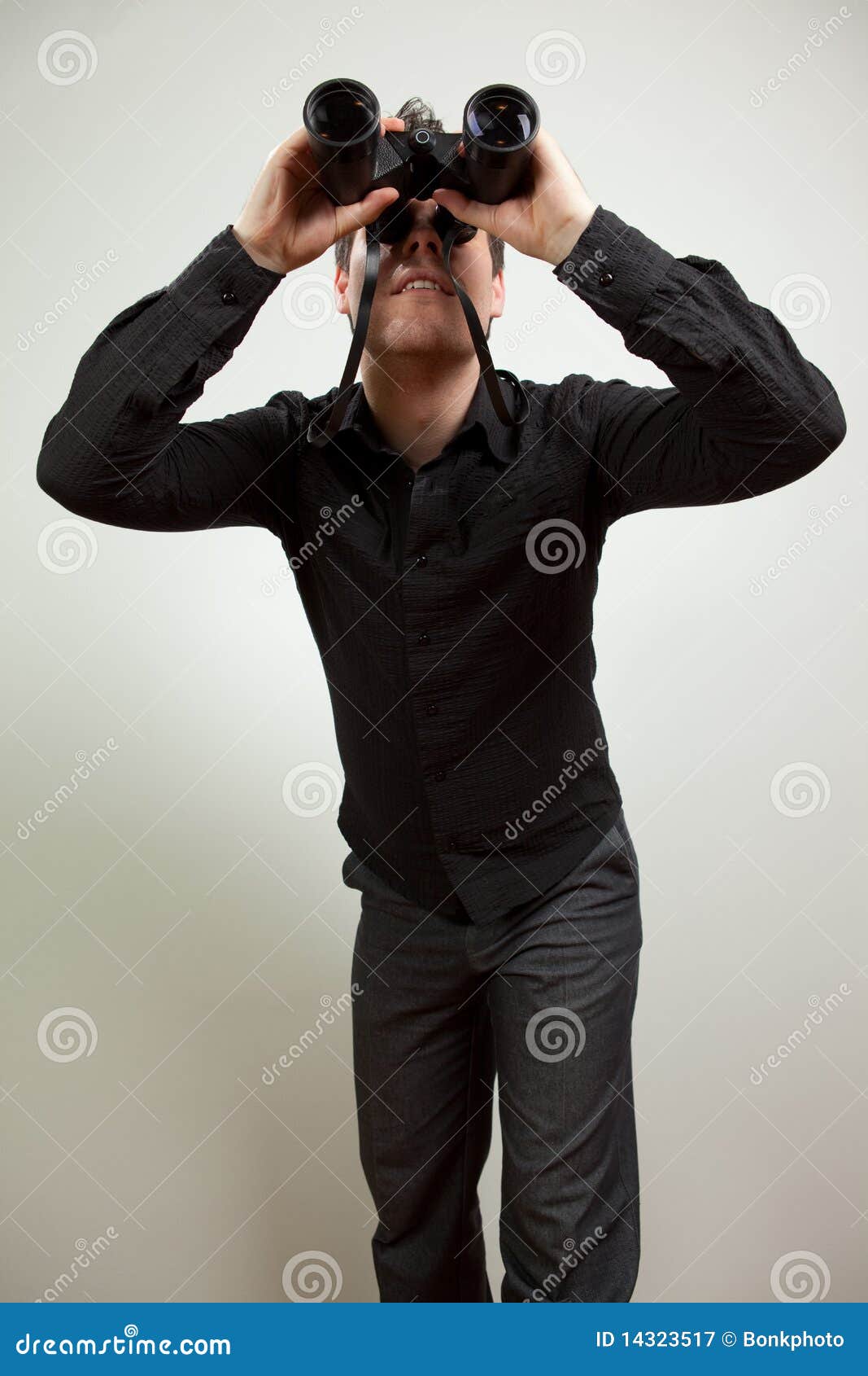 Business man with a vision stock image. Image of indoors - 14323517