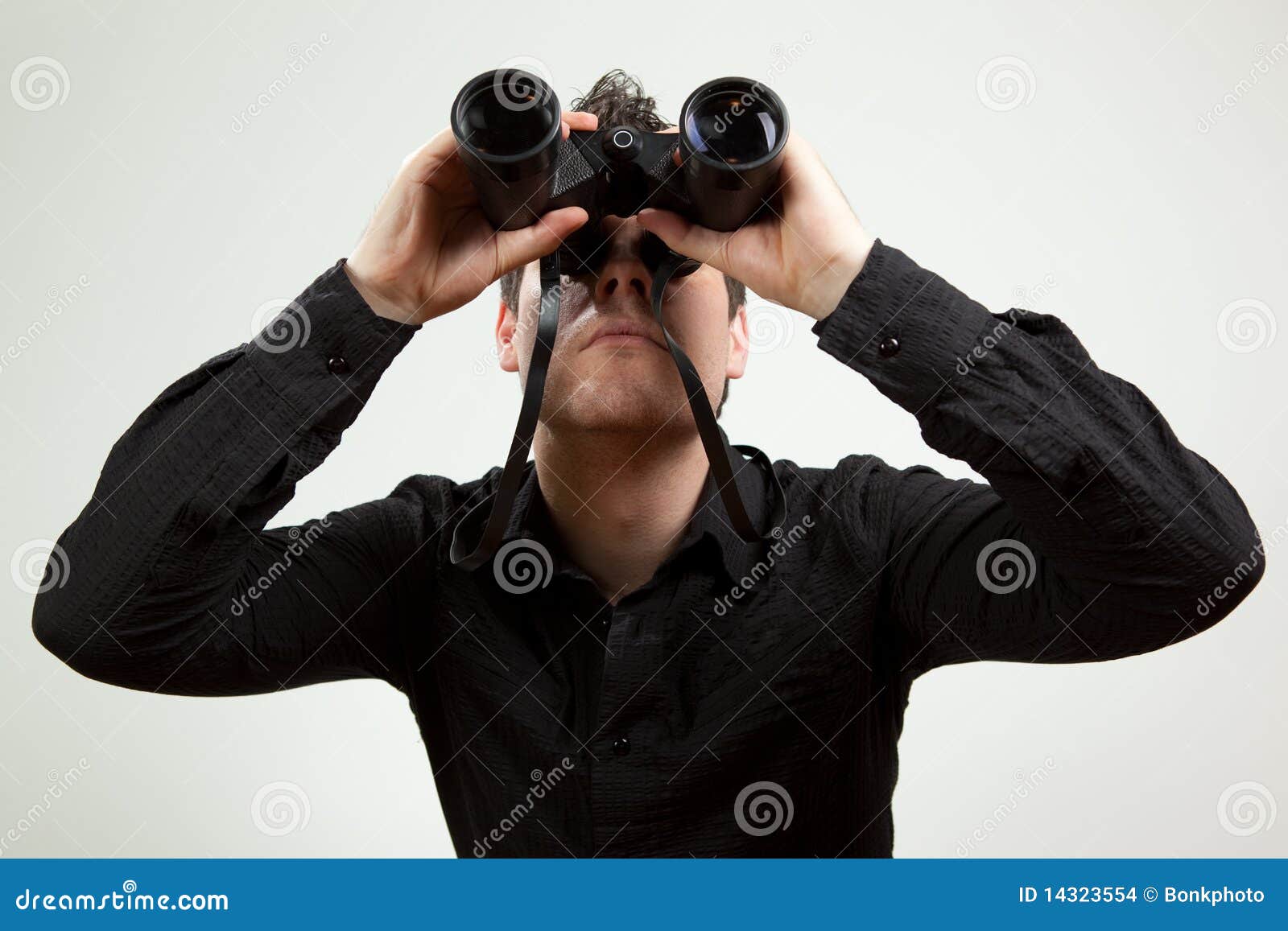 Business man with a vision stock photo. Image of young - 14323554