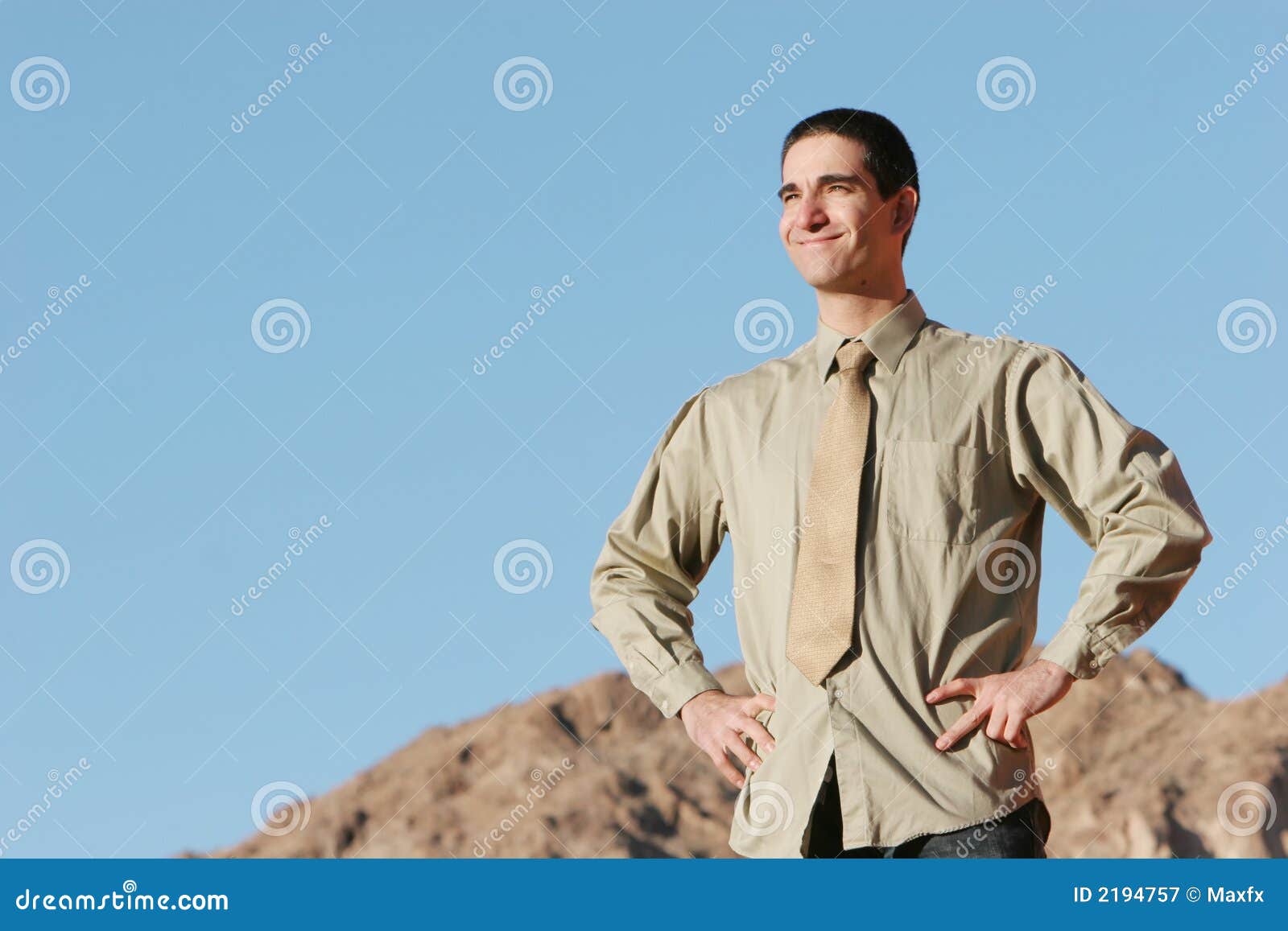 Business man with vision stock image. Image of successful - 2194757