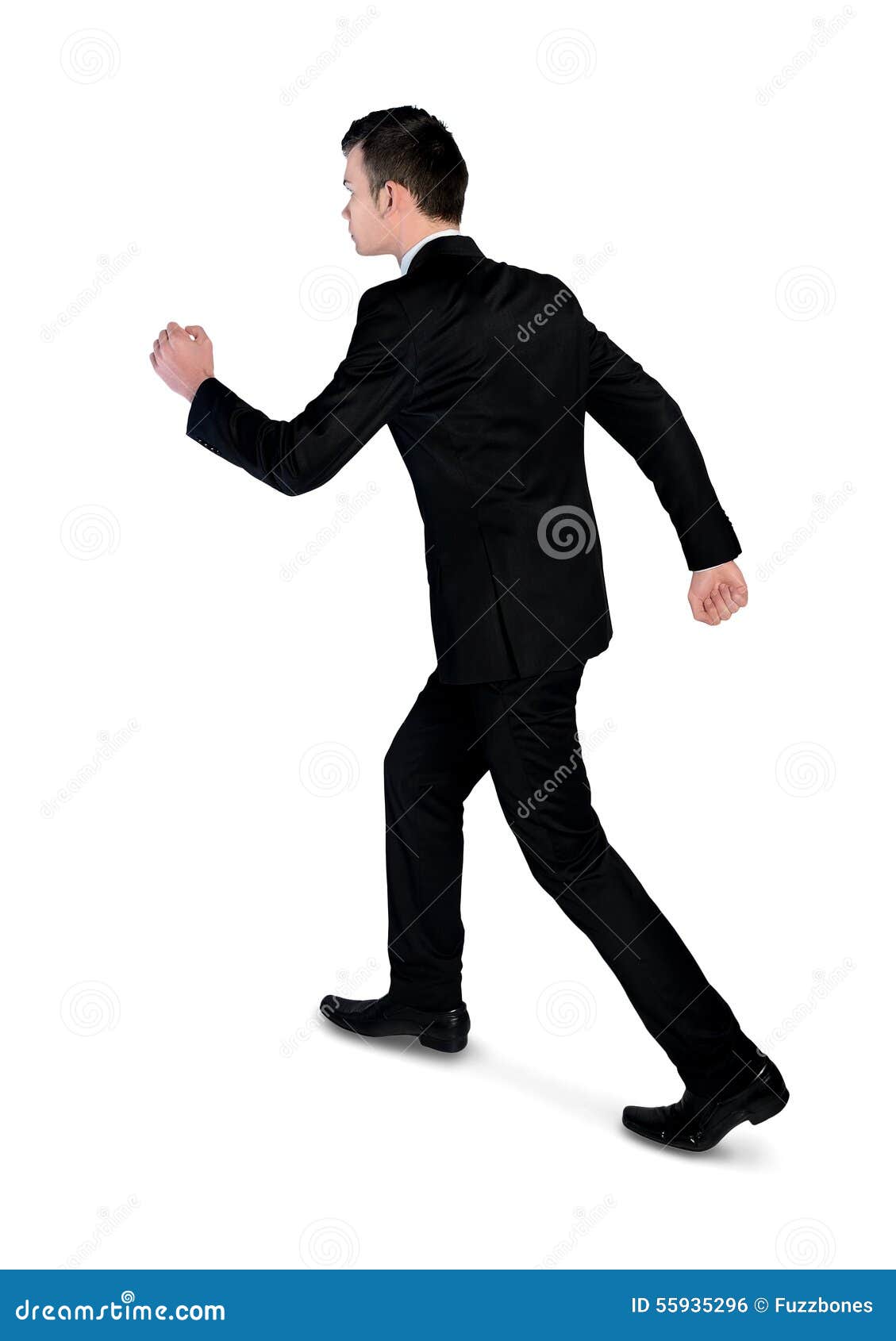 Business man walk away stock photo. Image of alone, late - 55935296