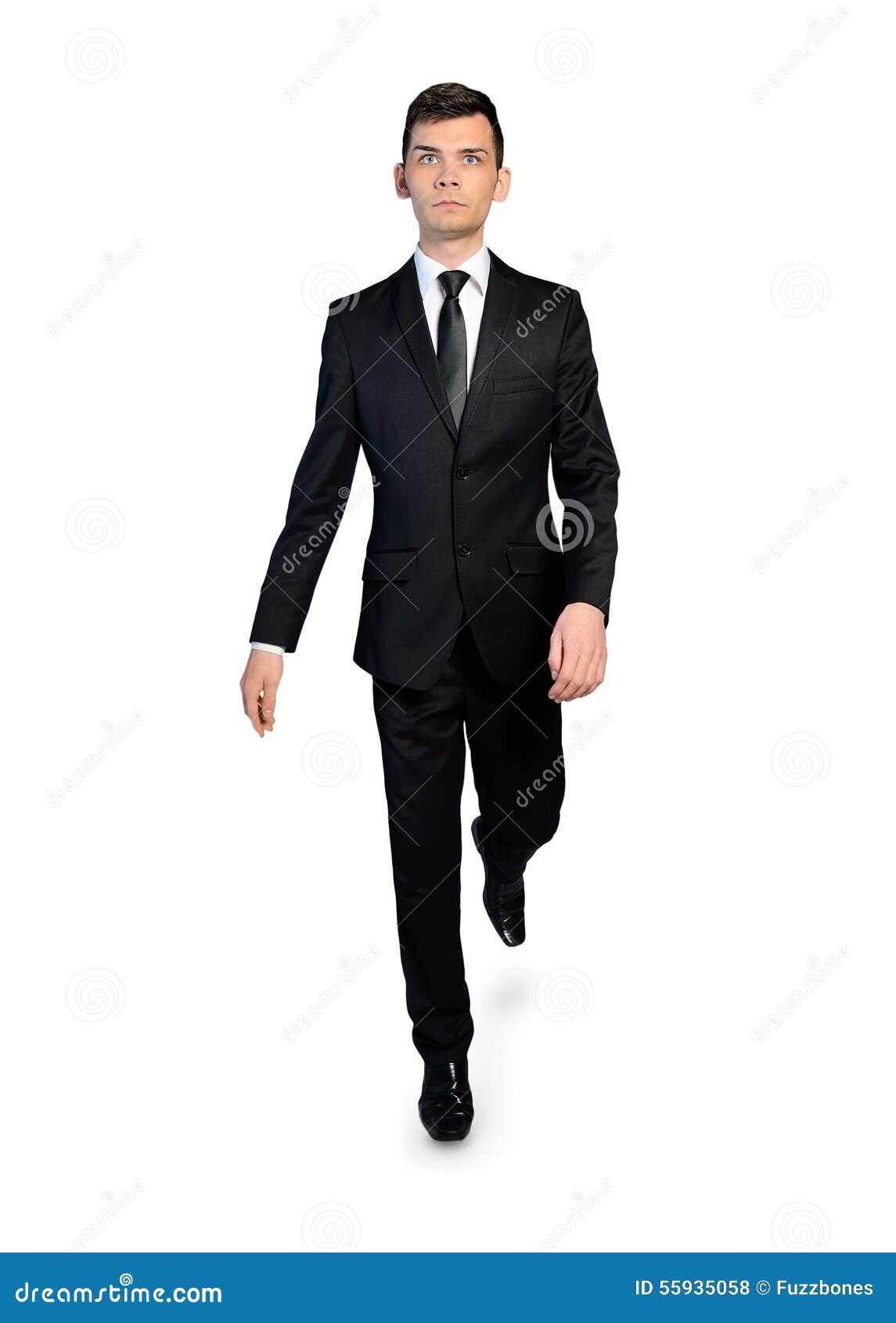 Business man walk forward stock photo. Image of away - 55935058