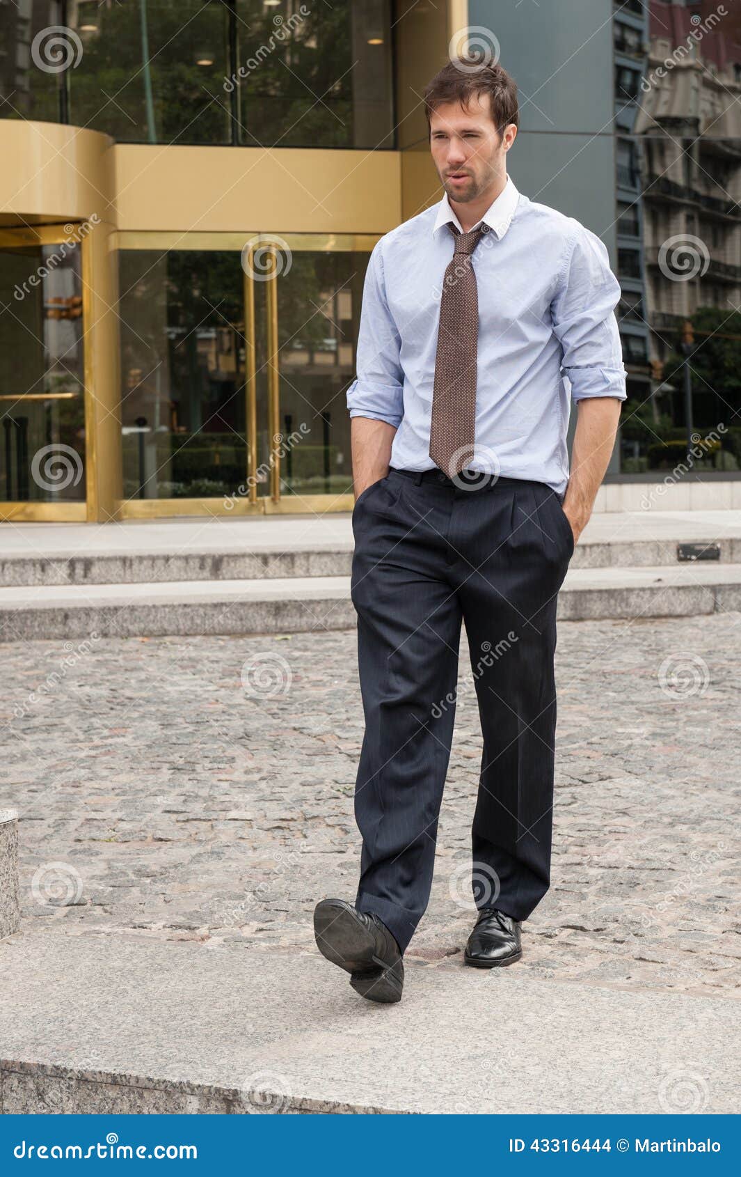 Business Man Walking Out of the Office Stock Photo - Image of executive ...