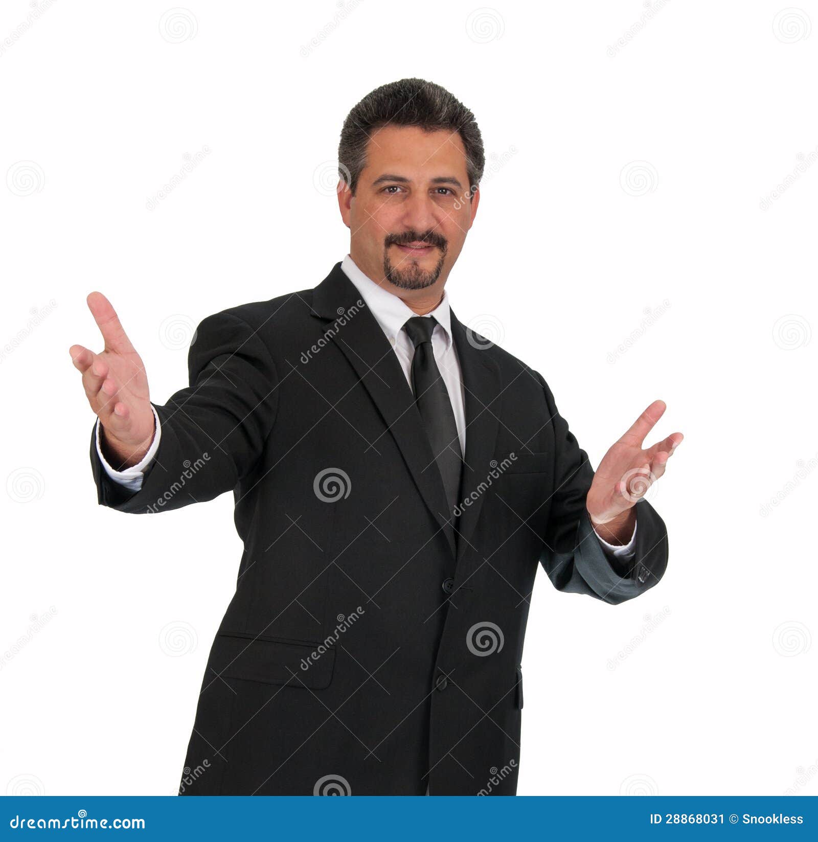 Business Man Welcome Hello stock image. Image of latino - 28868031