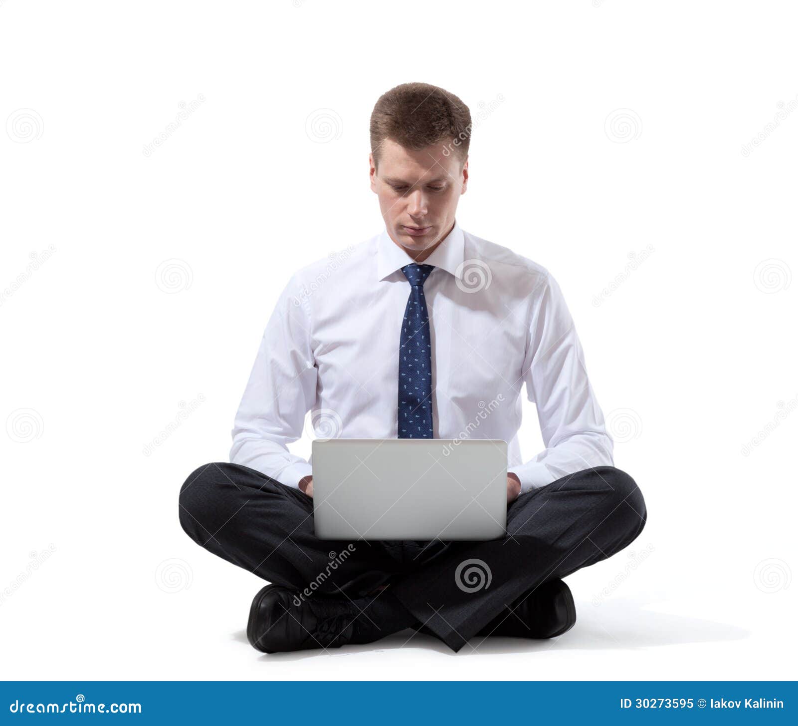Business Man Whith Notebook Stock Image - Image of happy, modern: 30273595