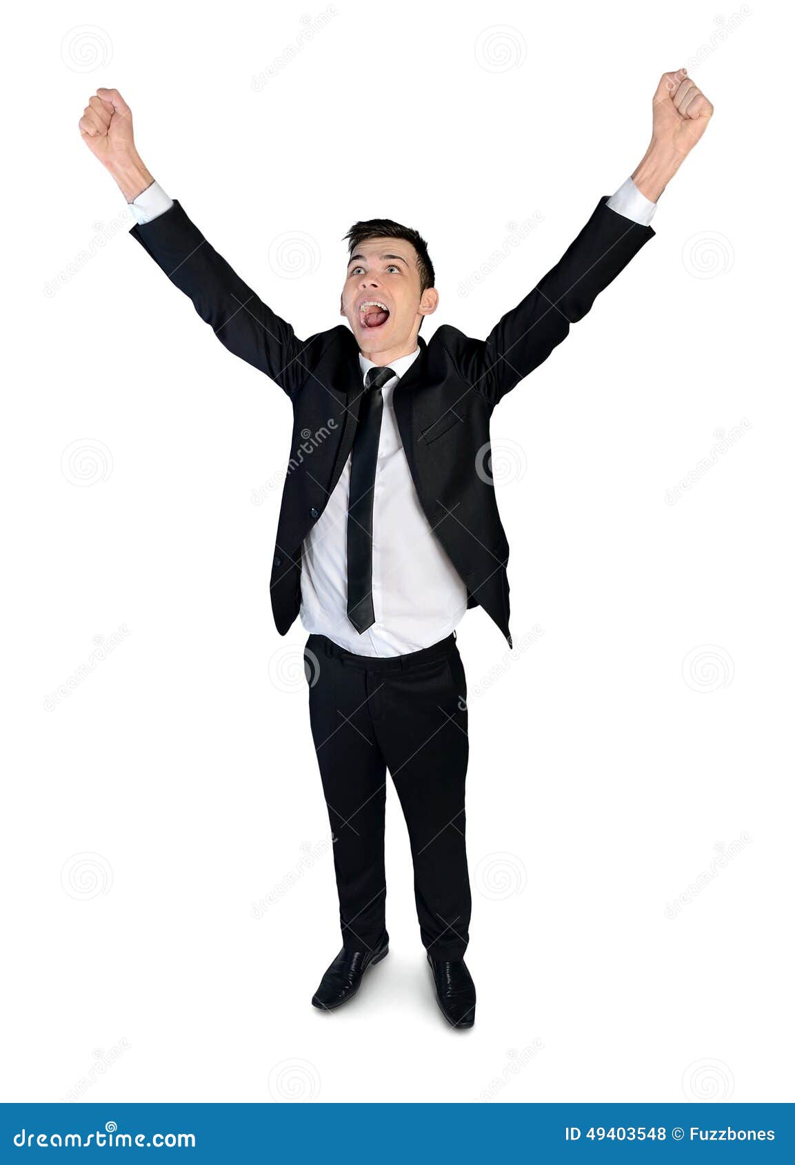 Business man winner stock photo. Image of isolated, people - 49403548