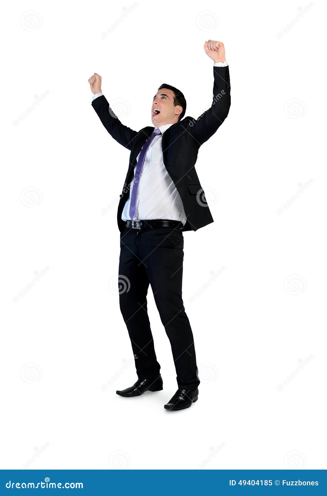 Business man winner stock image. Image of happiness, people - 49404185