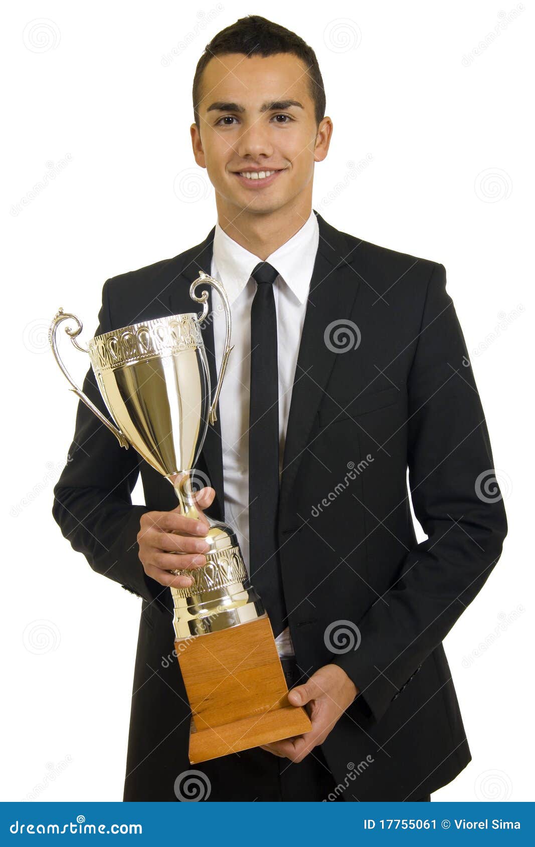 Business man winning stock image. Image of celebration - 17755061