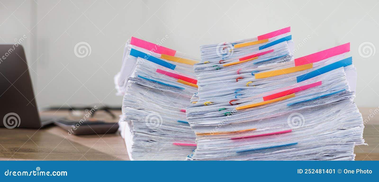 Business Man Work Documents Checking Document Paperwork Report for ...