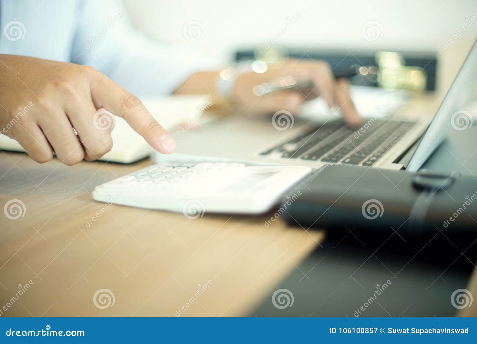 Business Man Work Out of Office Stock Image - Image of chart ...