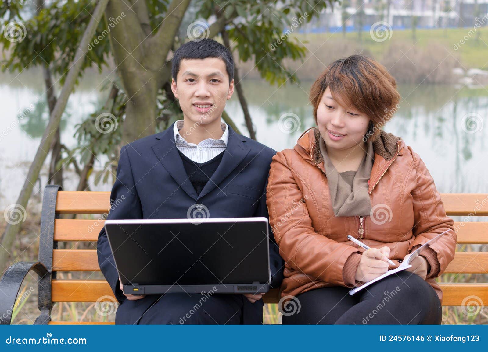 Business man work outside stock photo. Image of work - 24576146