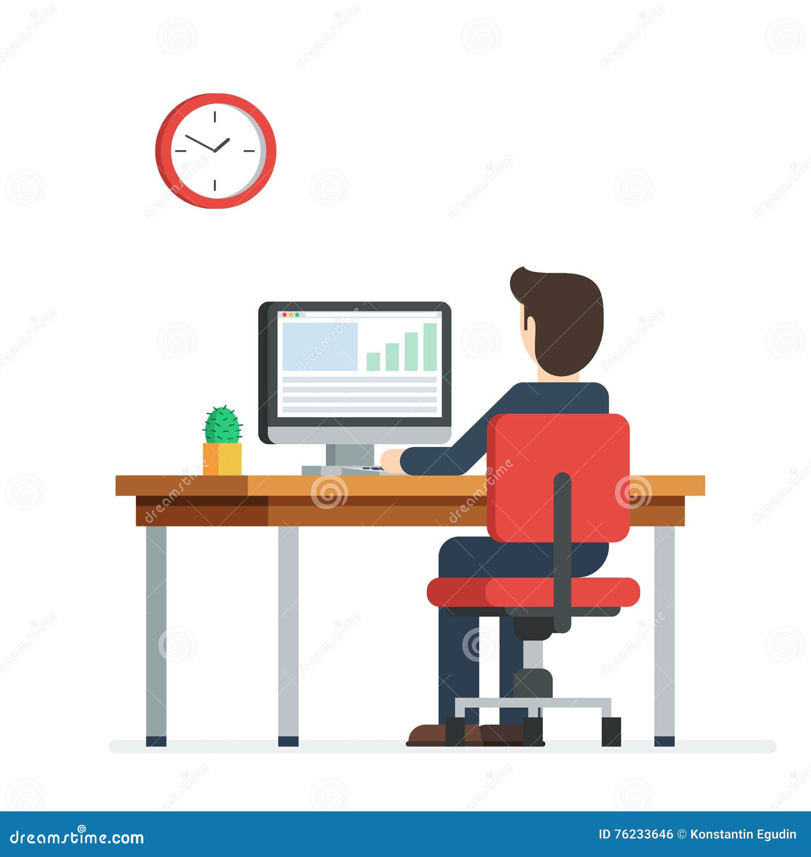 Clipart Of Person Working On Computer Clipart Of Person Working On Computer